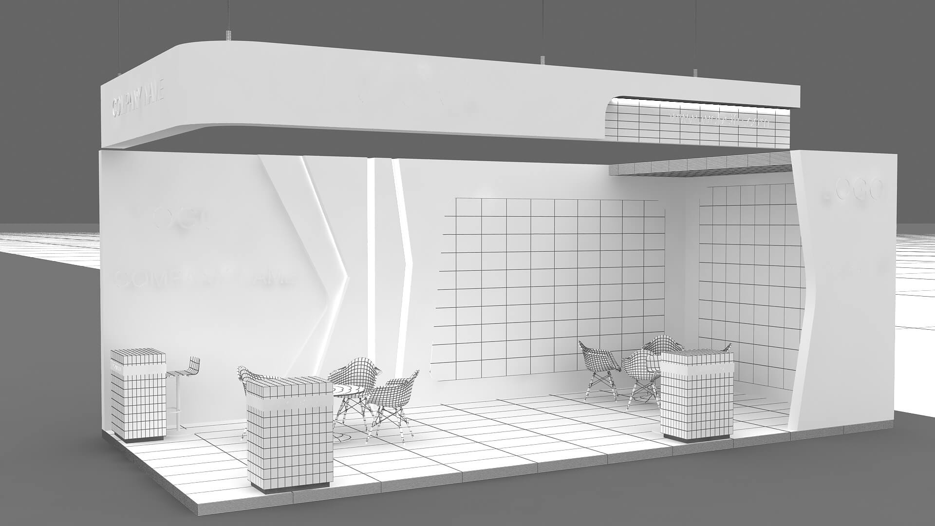 3D Exhibition Stand by unrealdeveloper