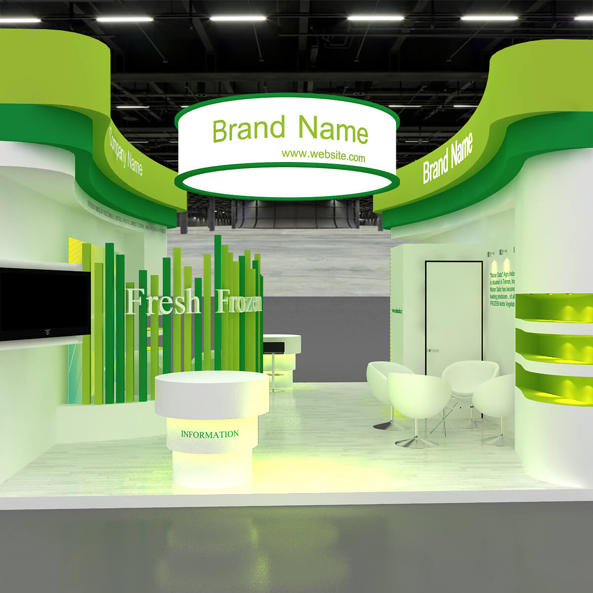 3D Stand design by unrealdeveloper