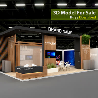 3D Stall Design by unrealdeveloper