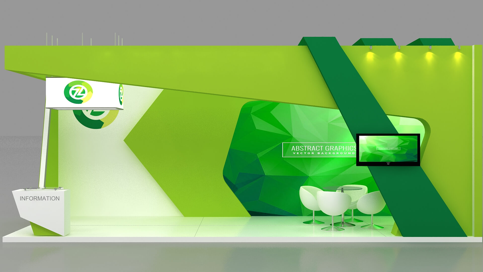 3D Stand design by unrealdeveloper