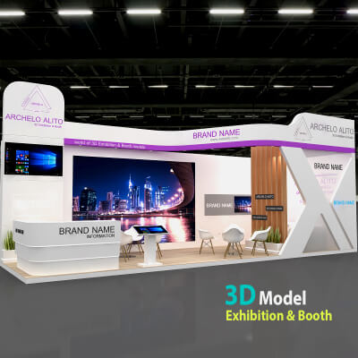 Booth 3D Design by unrealdeveloper
