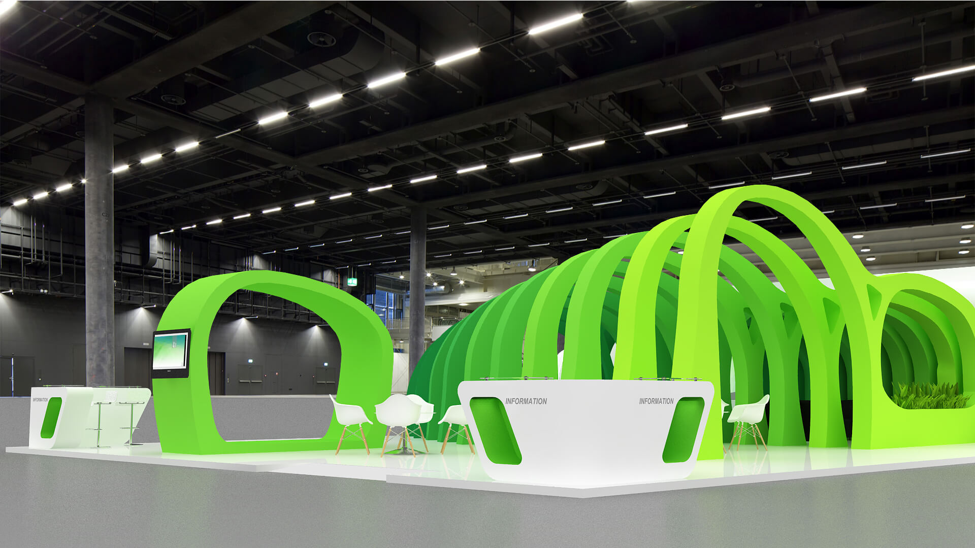 Booth 3D Design by unrealdeveloper