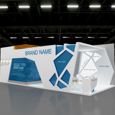 Booth 3D design by unrealdeveloper