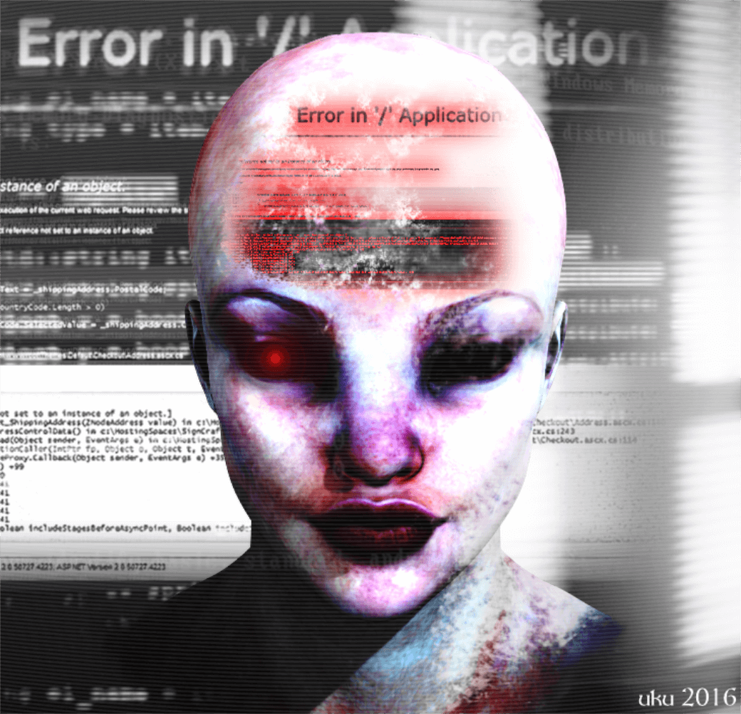 Error in application 3D Render, Digital Art by uqotus