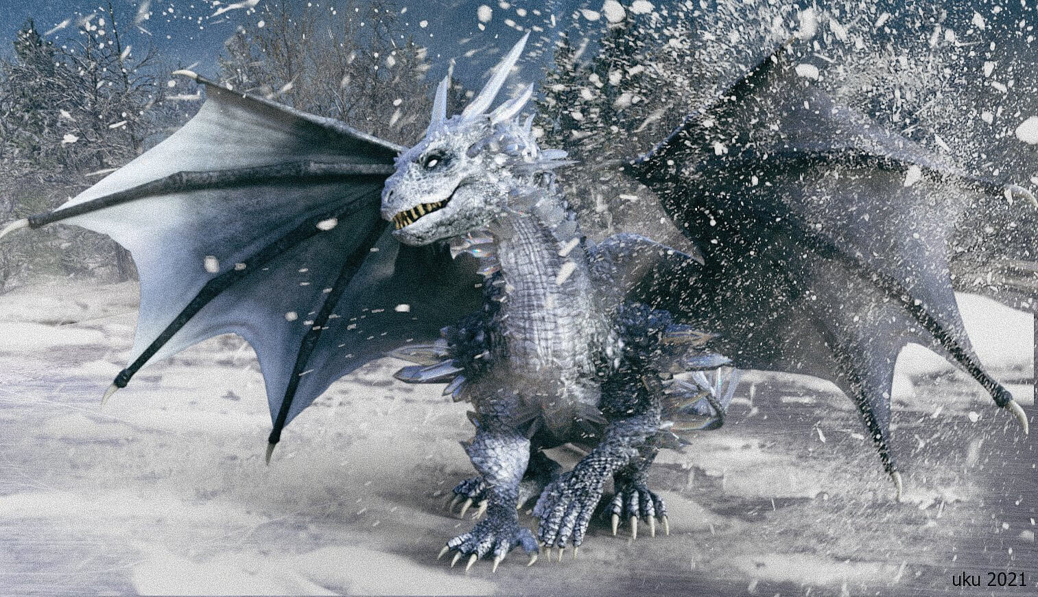 White Ice Dragon