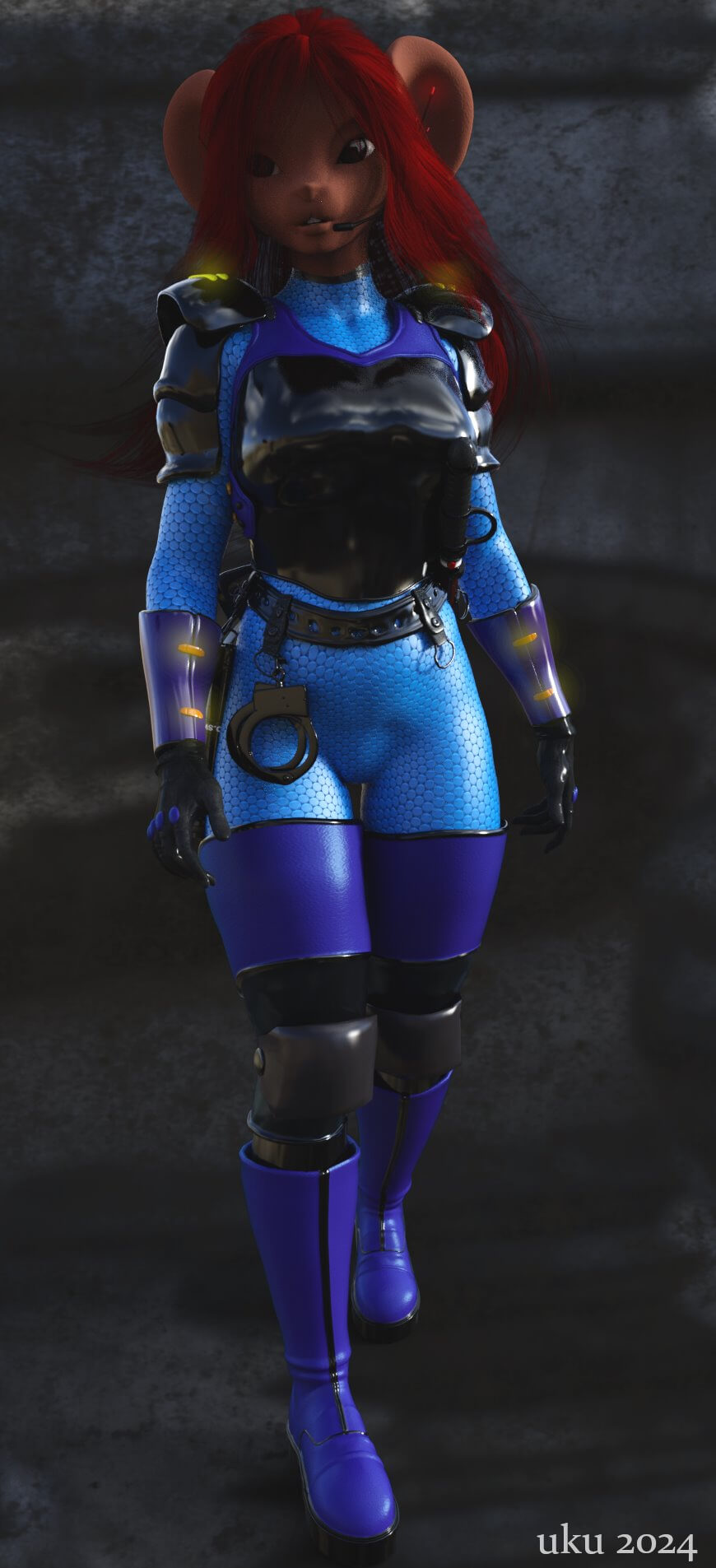 Integrity 3D Render, Digital Art by uqotus