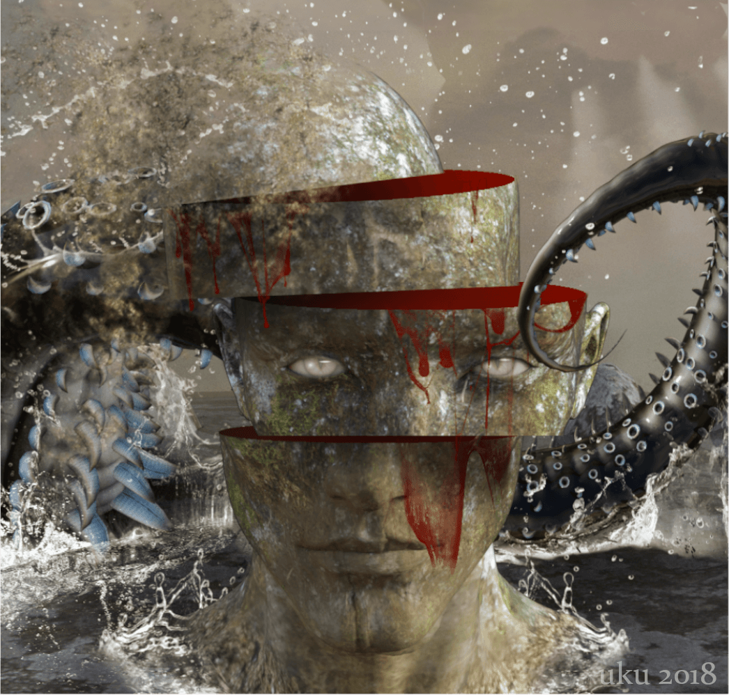 Sliced 3D Render, Digital Art by uqotus