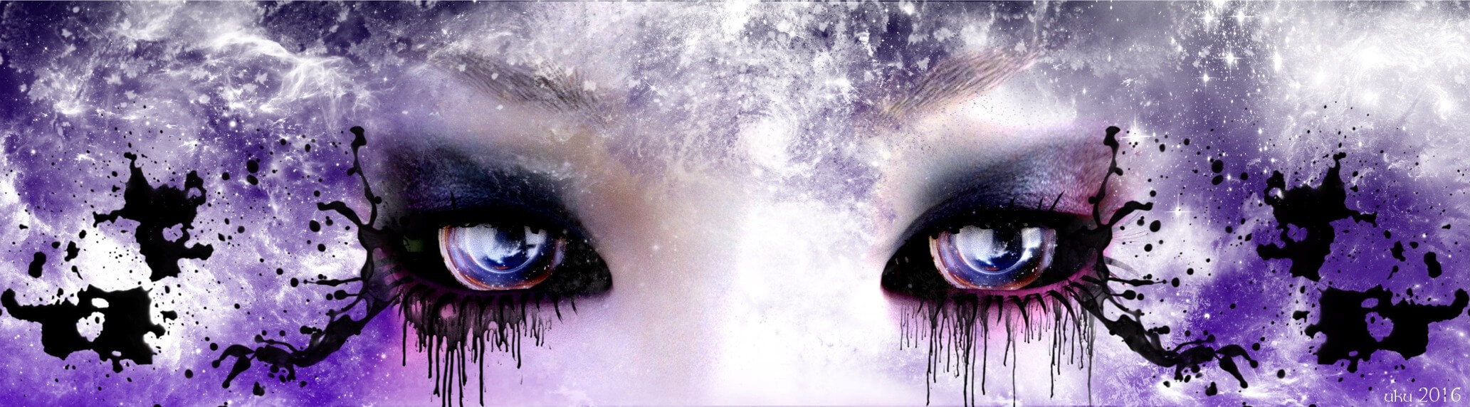 Stardust and Star Eyes 3D Render, Digital Art by uqotus