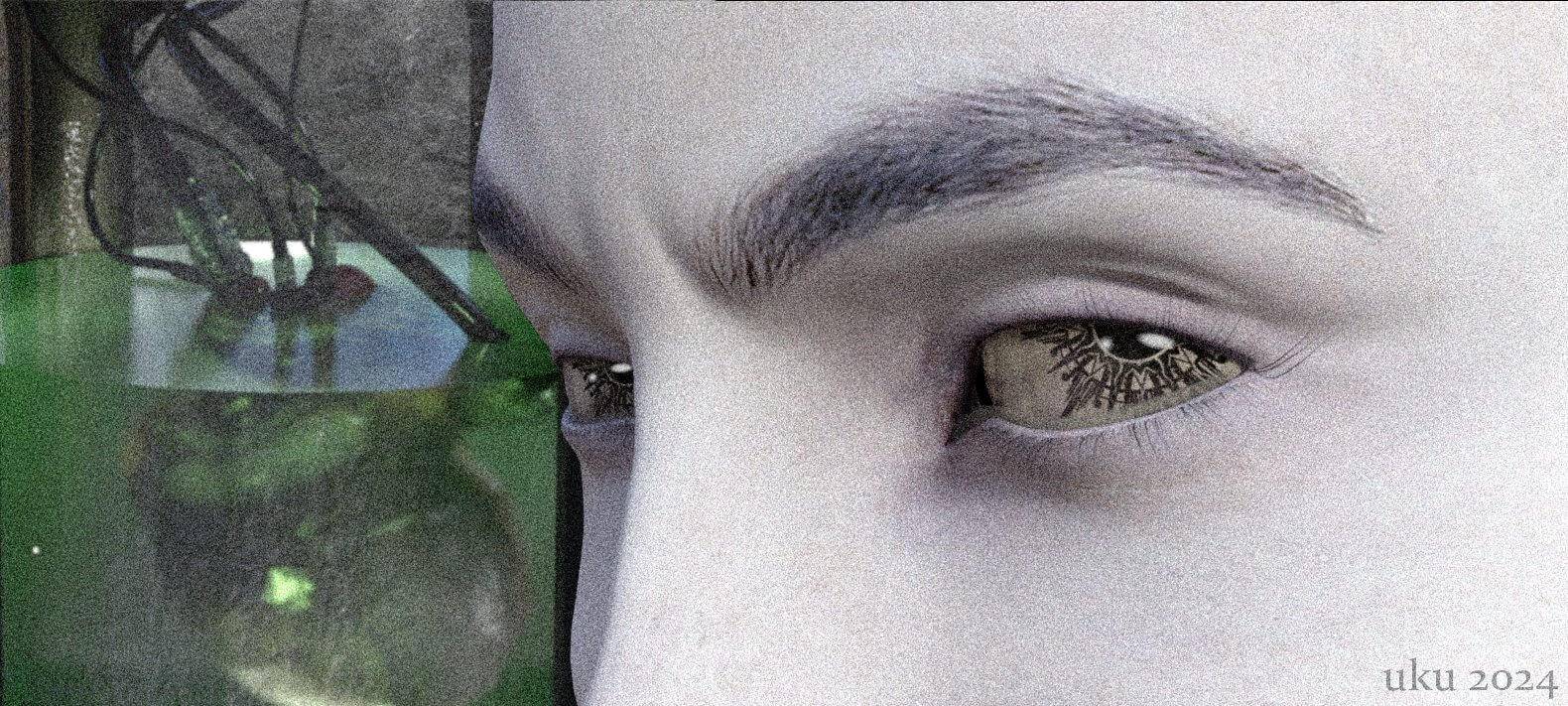 The Glare 3D Render, Digital Art by uqotus