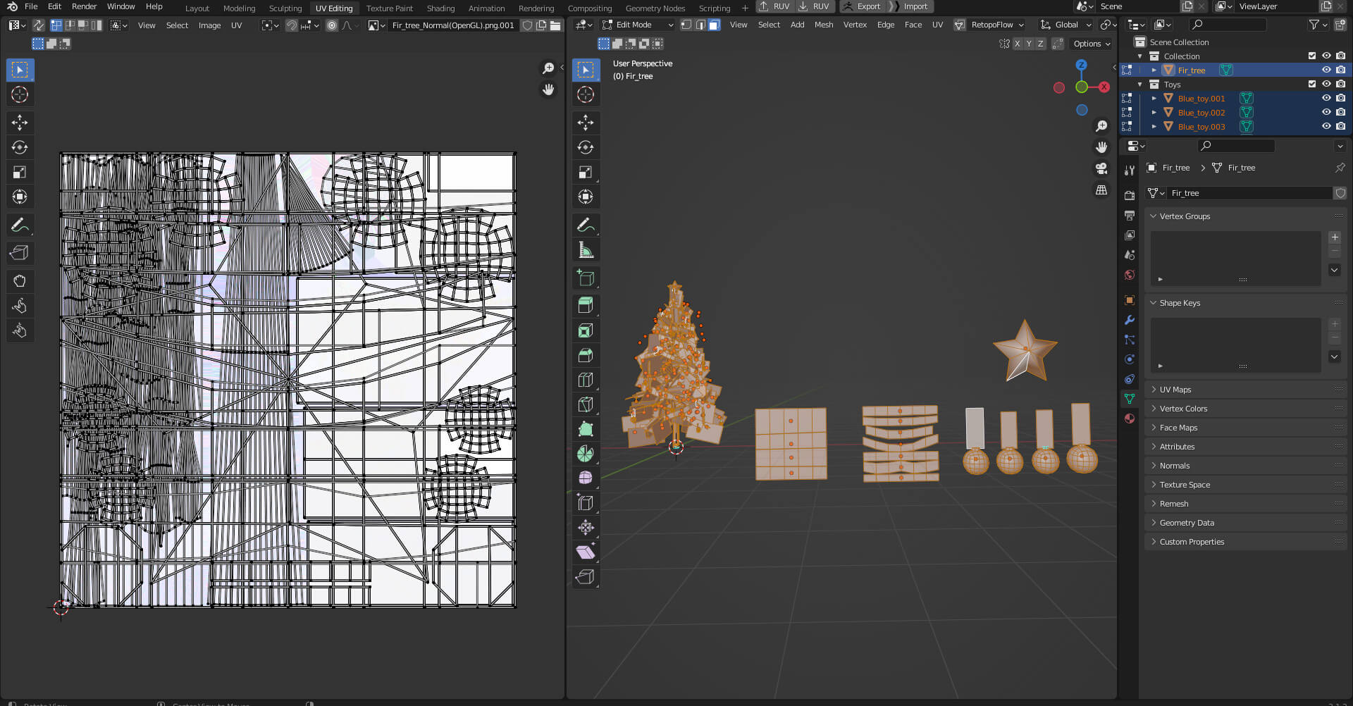 Christmas Tree - 3D Model by Uragan27