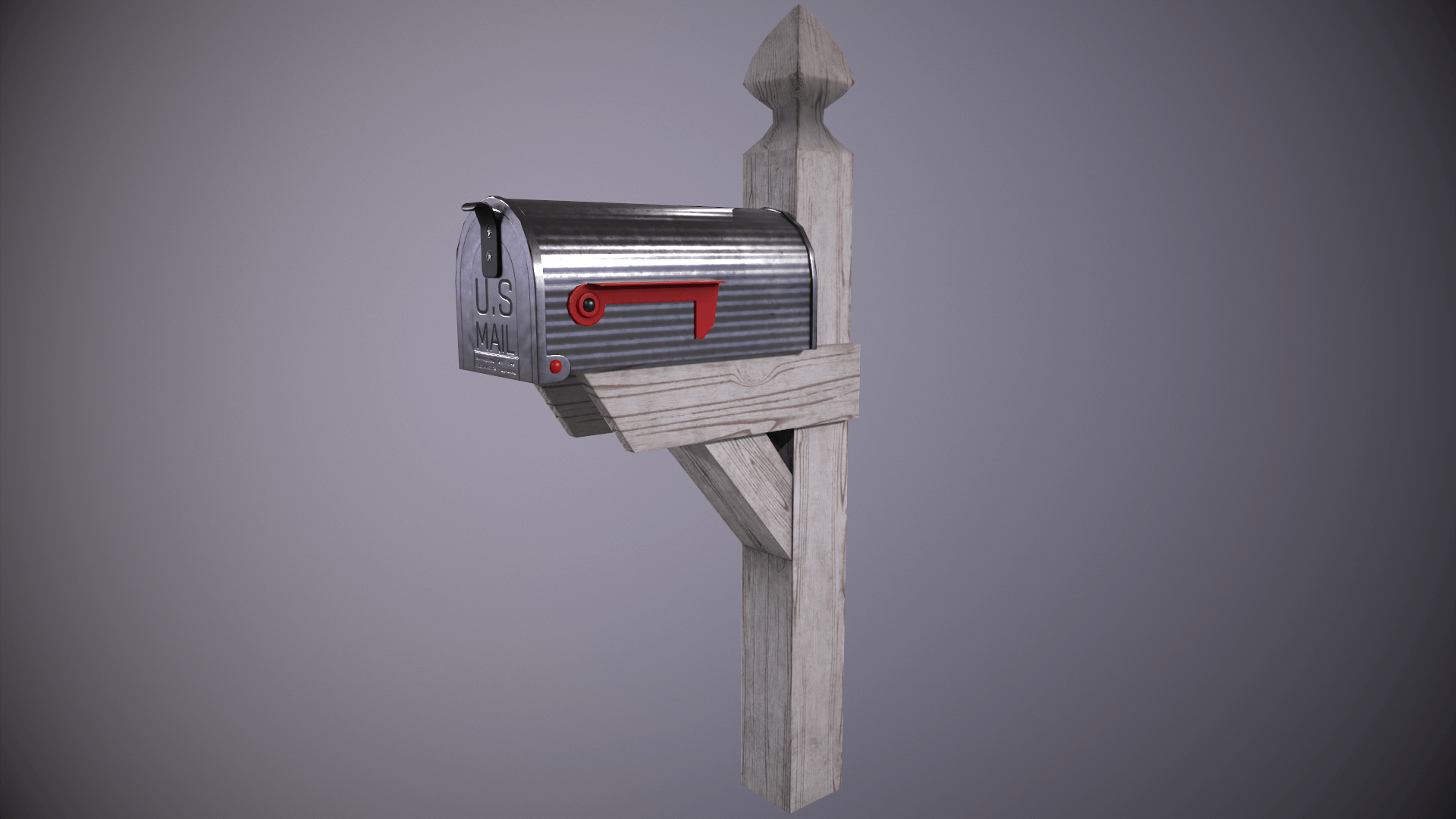 Post box 3D Render | RenderHub Gallery