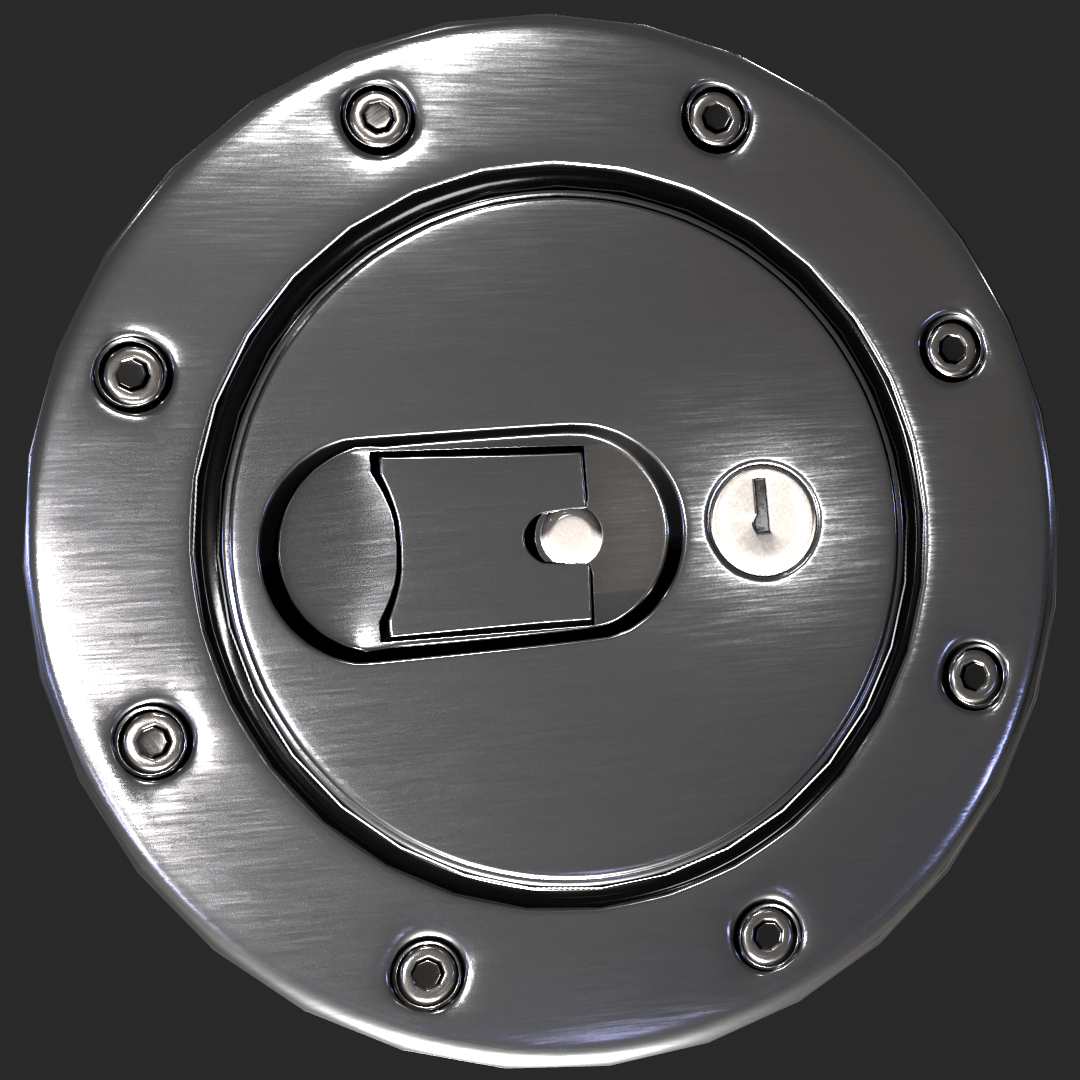 Sport fuel cap 3D Render, Digital Art by Uragan27