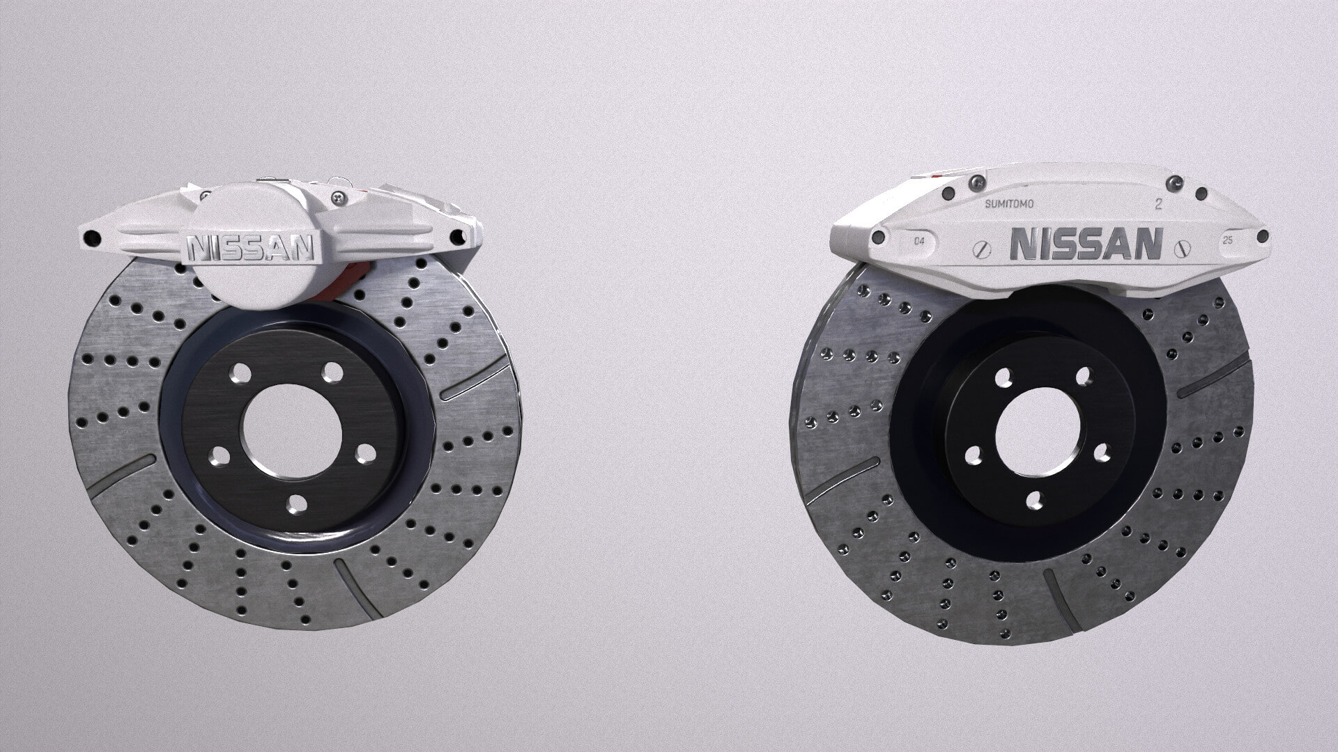 Nissan ER34 Brakes - 3D Model by Uragan27