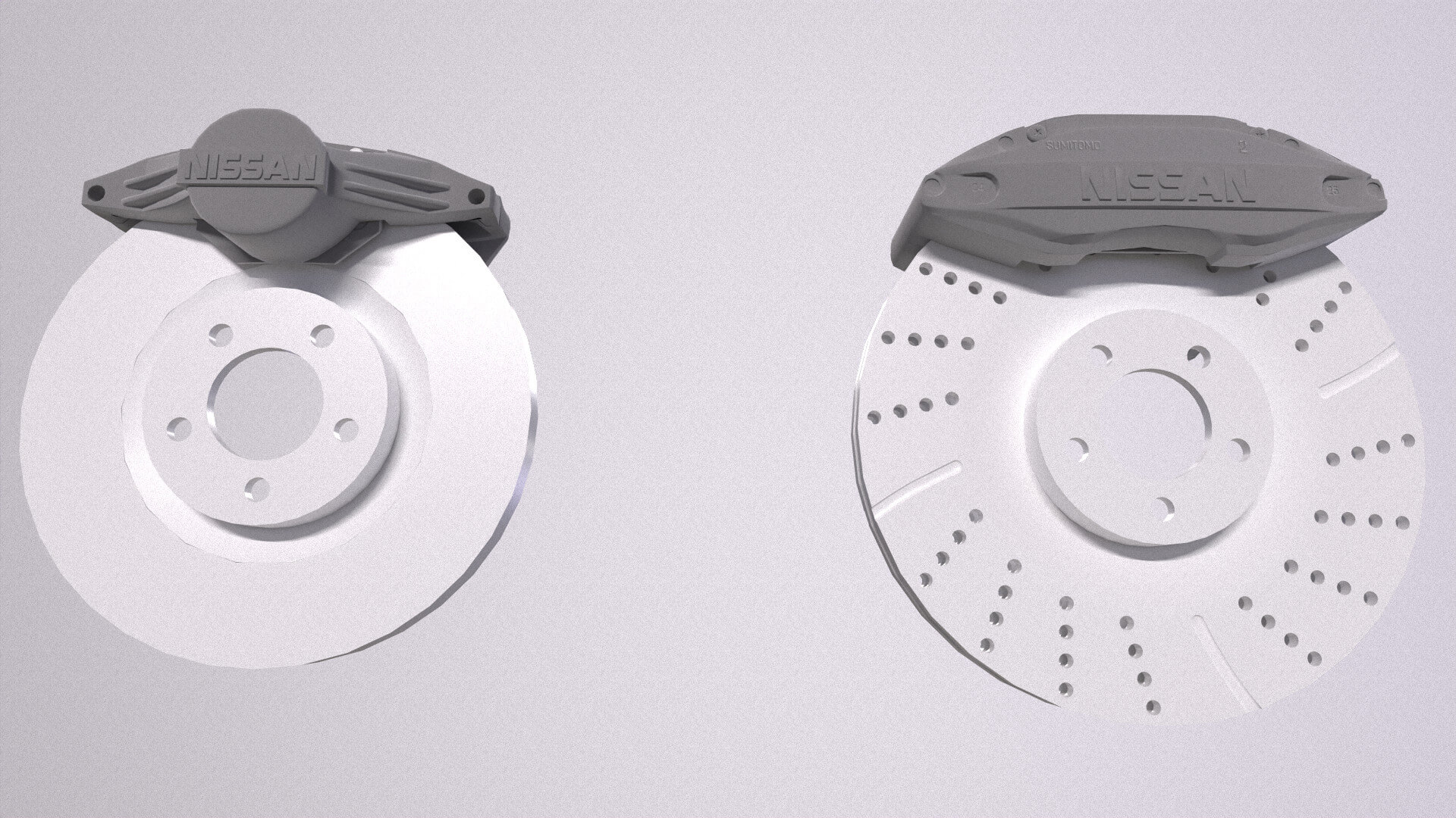 Nissan ER34 Brakes - 3D Model by Uragan27