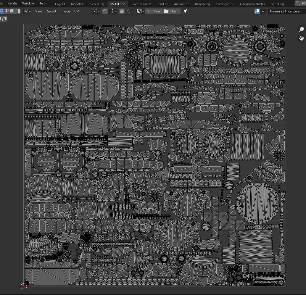 Nissan ER34 Brakes - 3D Model by Uragan27