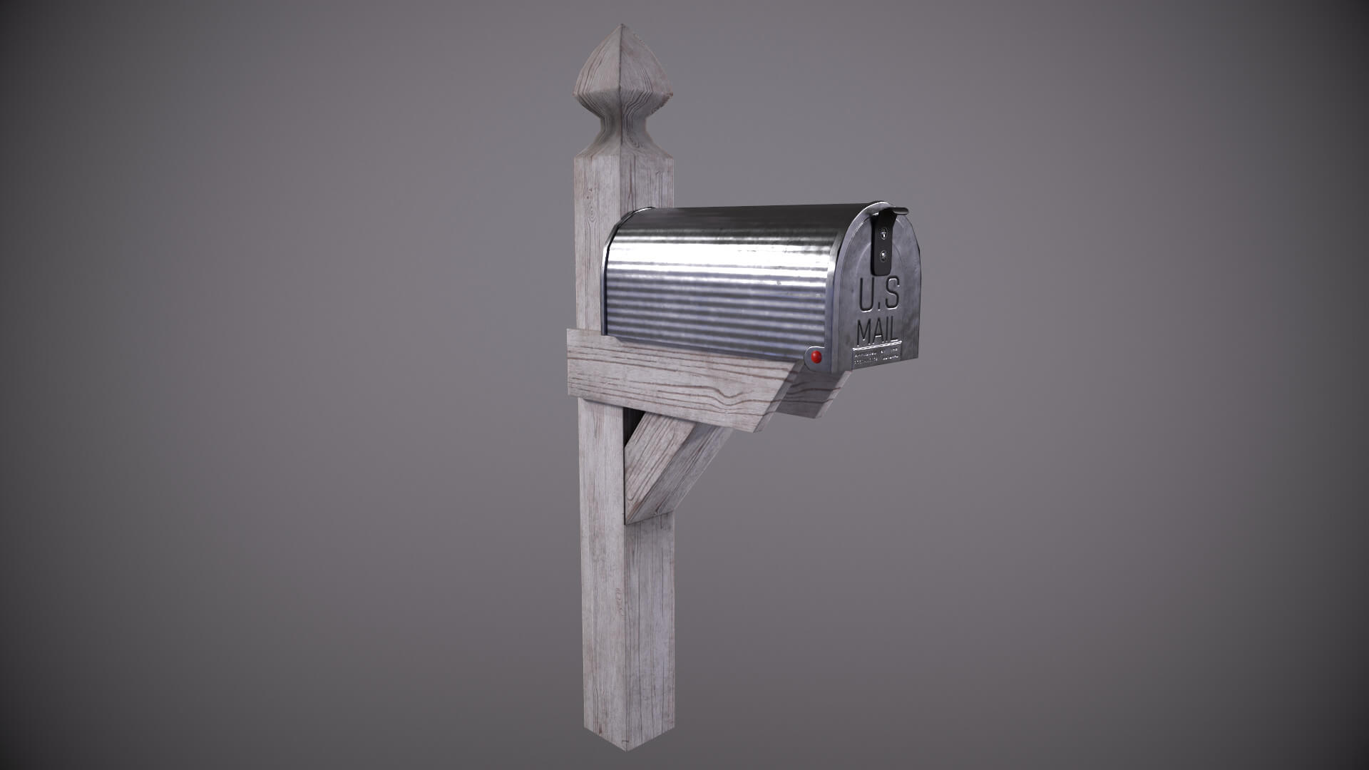 Post Box - 3D Model by Uragan27