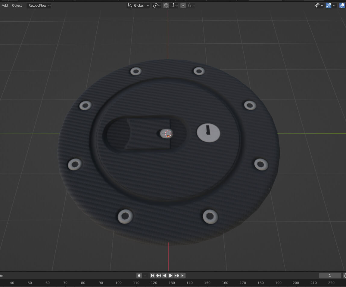Sport Fuel Caps - 3D Model by Uragan27