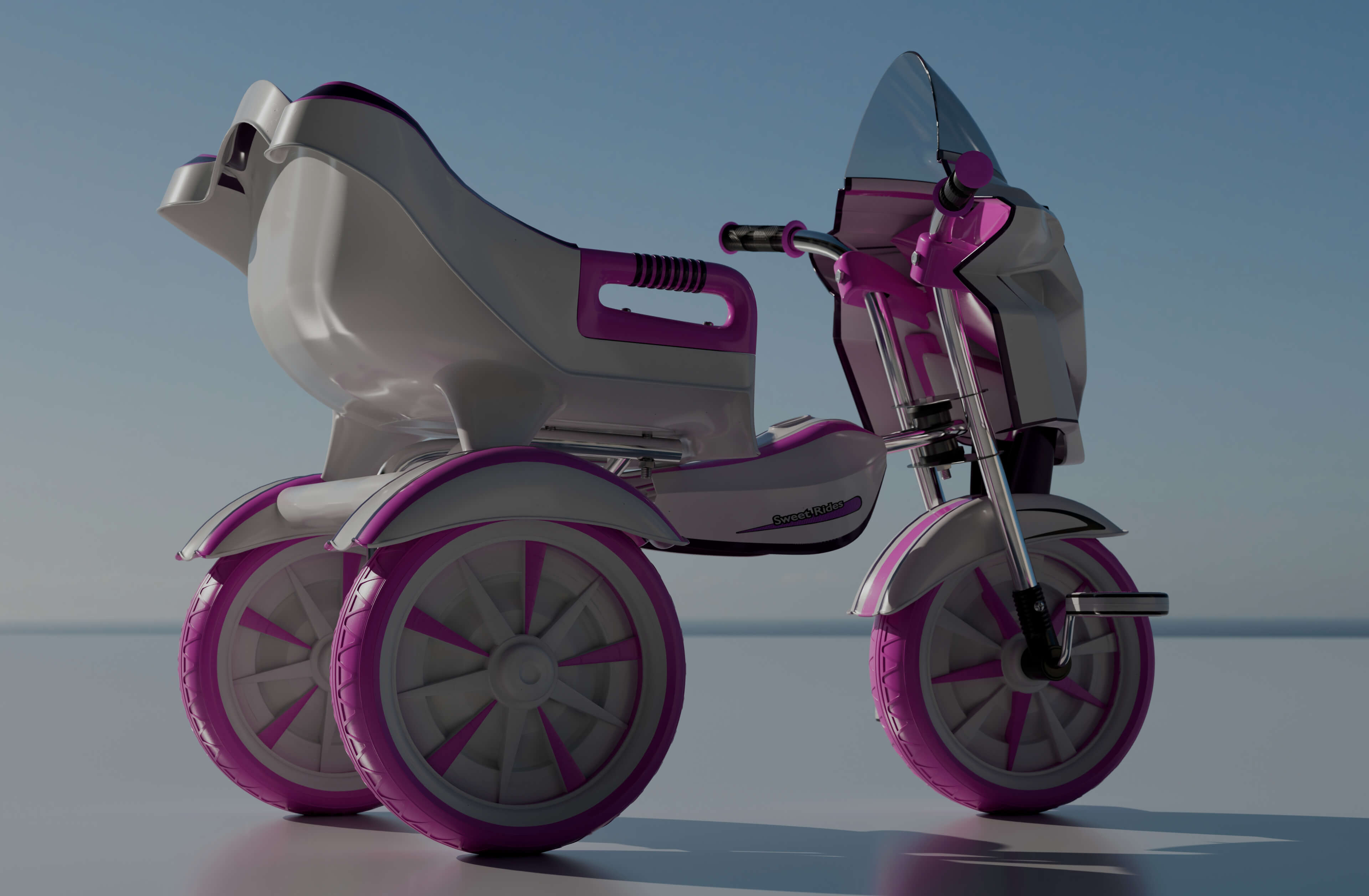 Baby Tri-Cycle 3D Model by Usama_Mughal