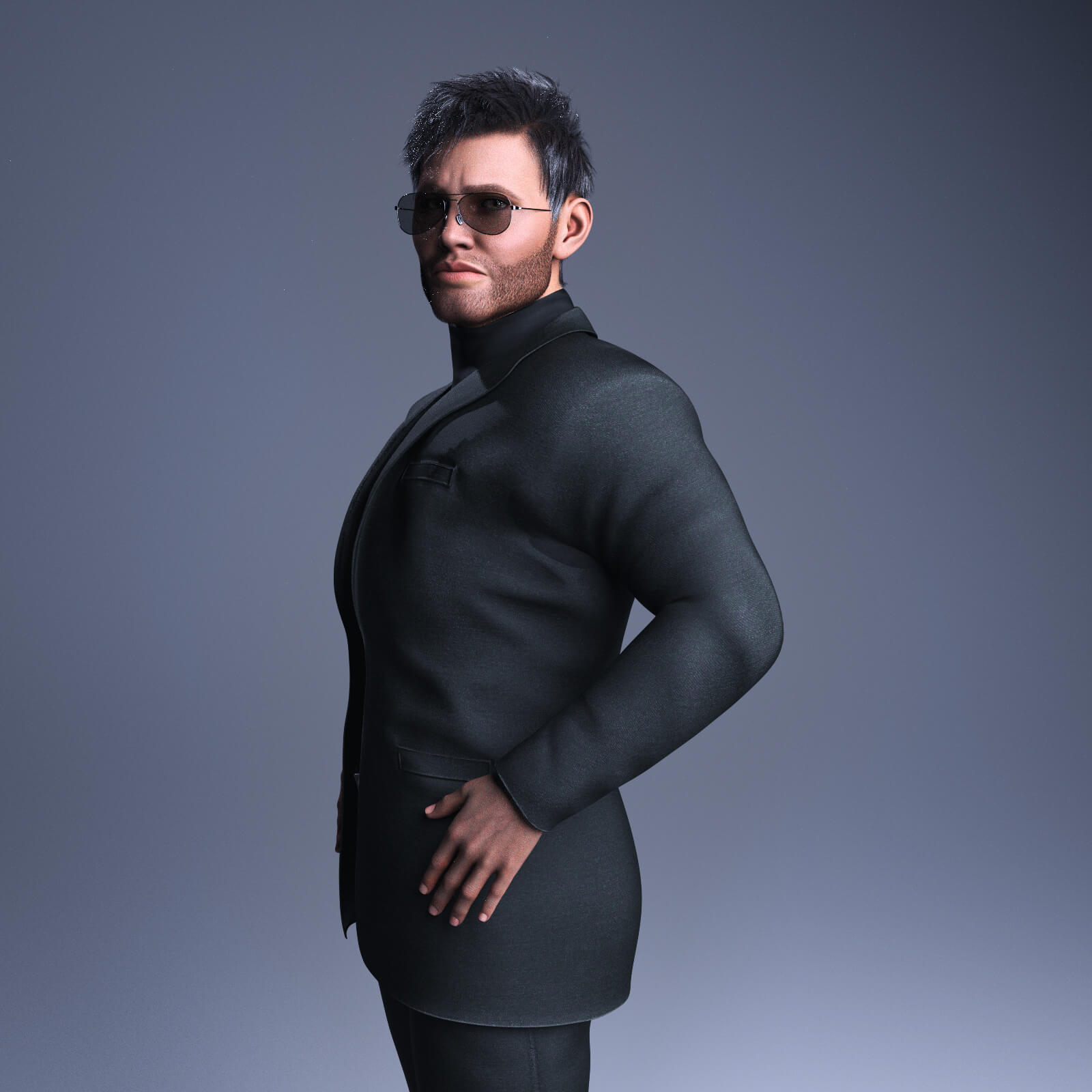 Bo for Genesis 9 Muscaline + 8K Textures - Daz Content by USB