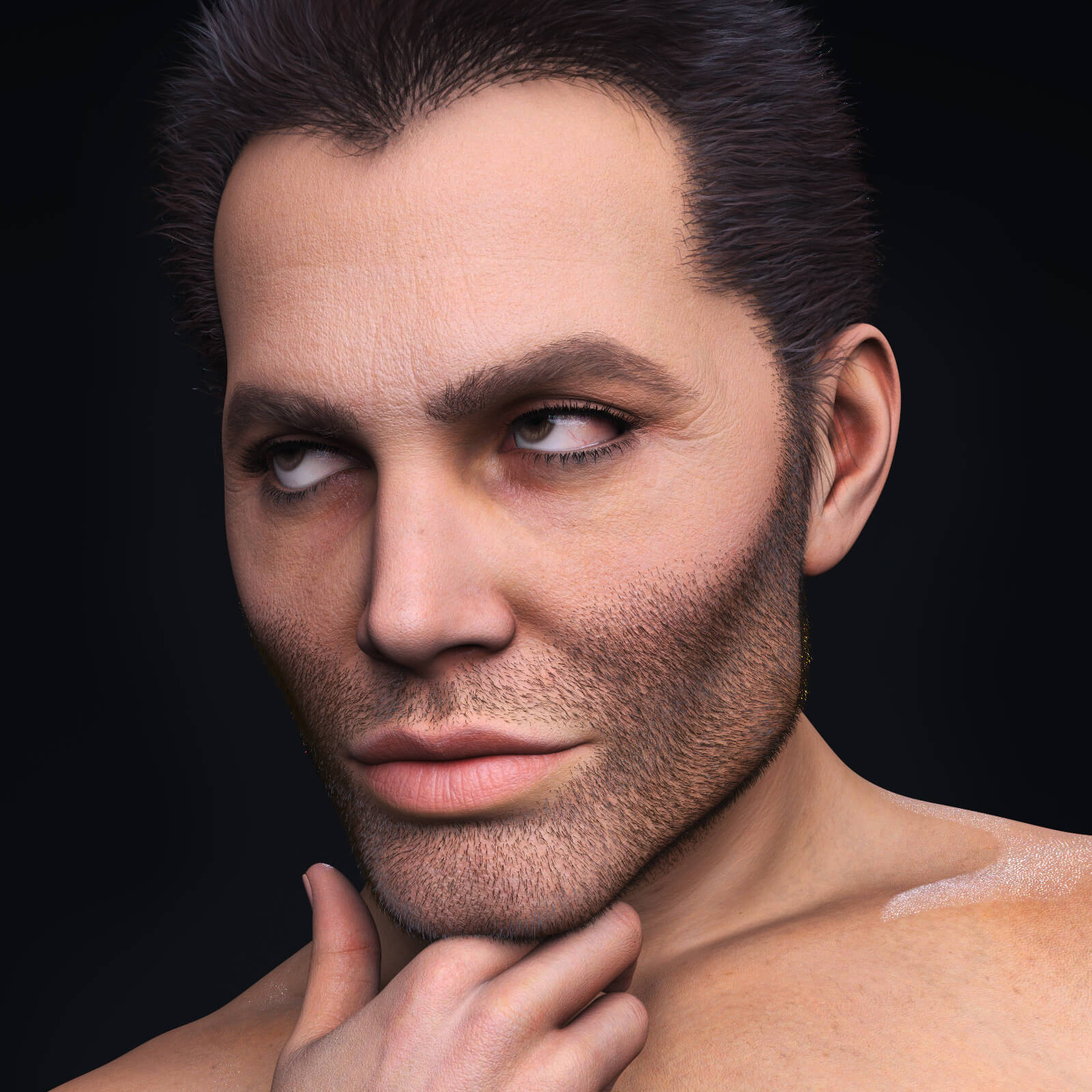 Bo for Genesis 9 Muscaline + 8K Textures - Daz Content by USB