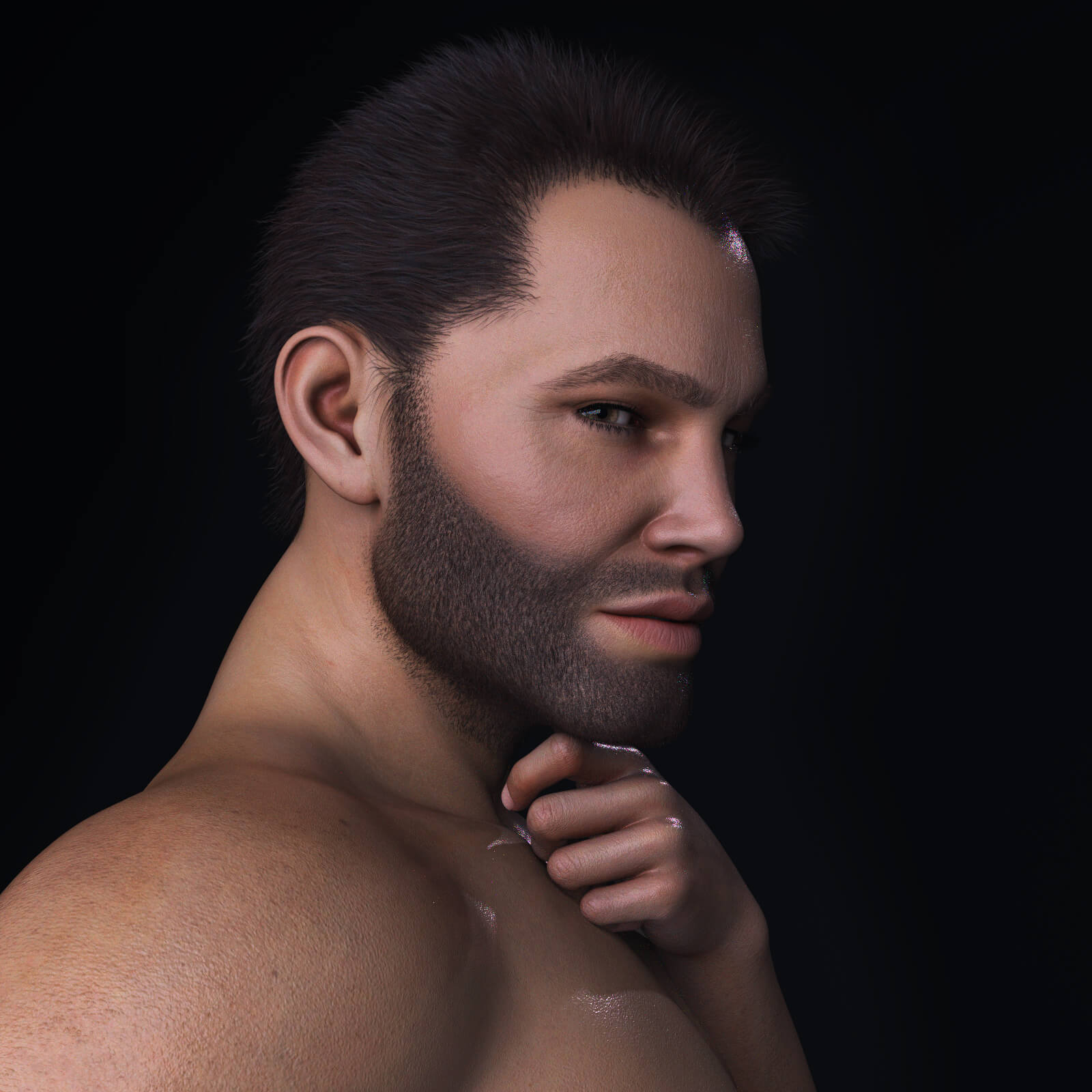 Bo for Genesis 9 Muscaline + 8K Textures - Daz Content by USB