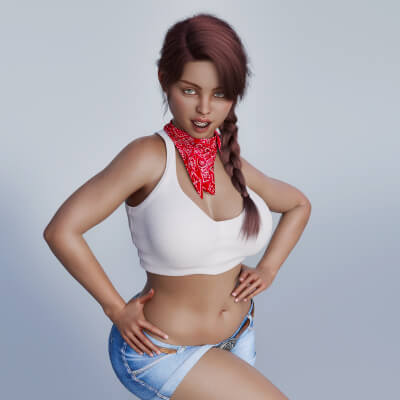 Mingxia for Genesis 8 Female 3D Render, Digital Art by USB