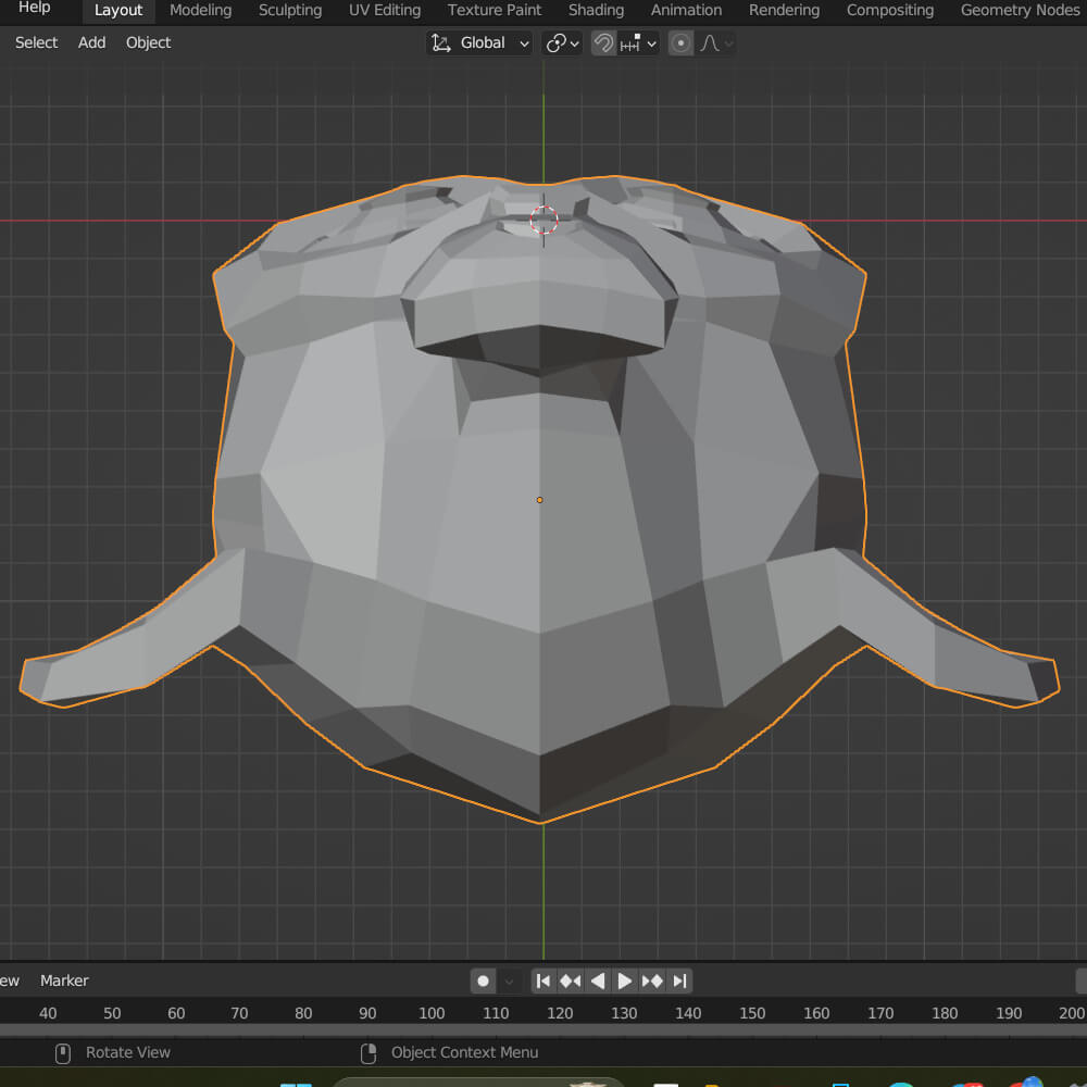 Suzanna Monkey Animation Model by utkirovna
