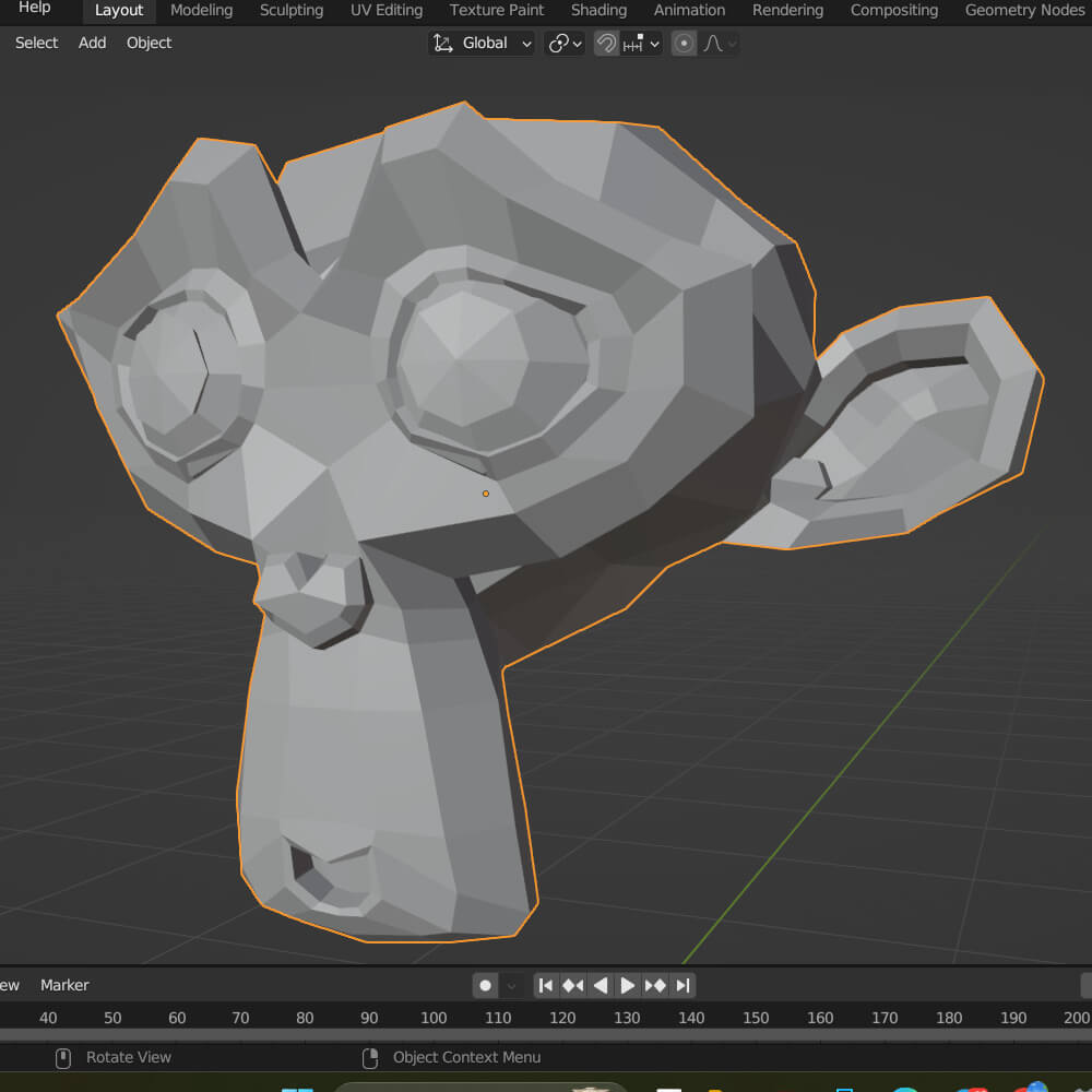 Suzanna Monkey Animation Model by utkirovna