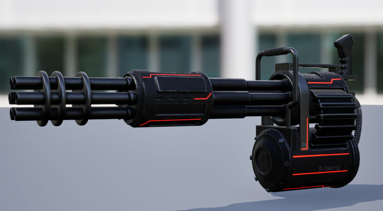 Firearms Package With a Modern Design - 3D Model by V-Enterprises