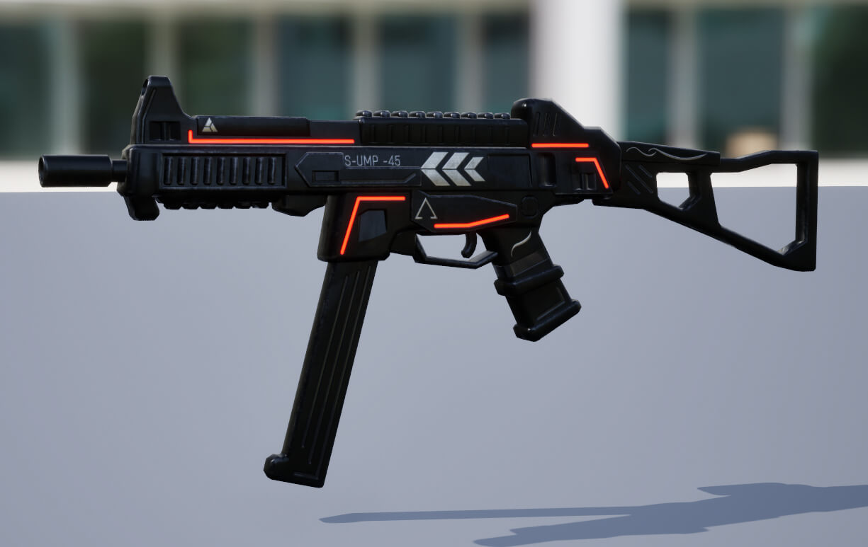 Firearms Package With a Modern Design - 3D Model by V-Enterprises