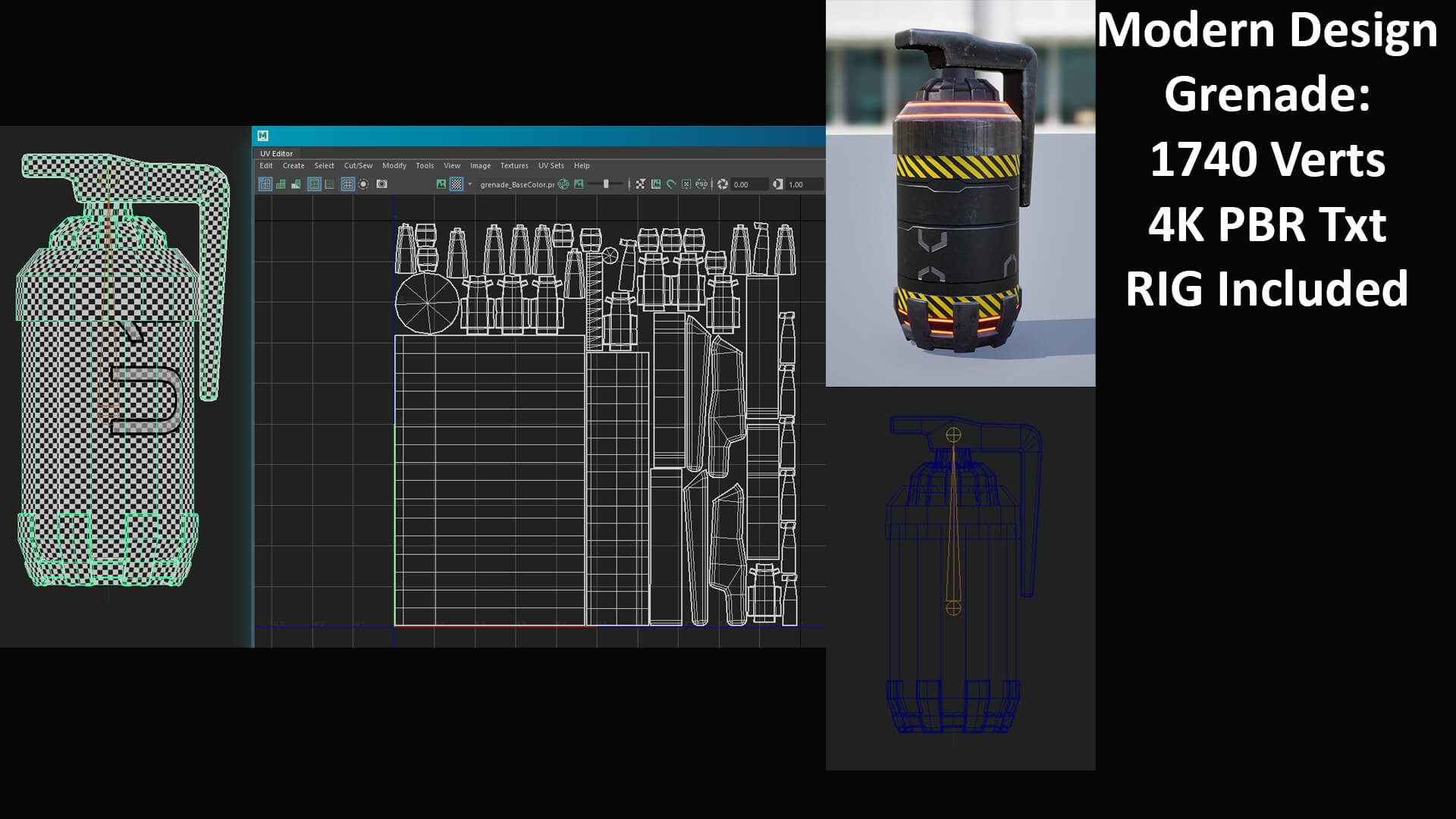 Firearms Package With a Modern Design - 3D Model by V-Enterprises
