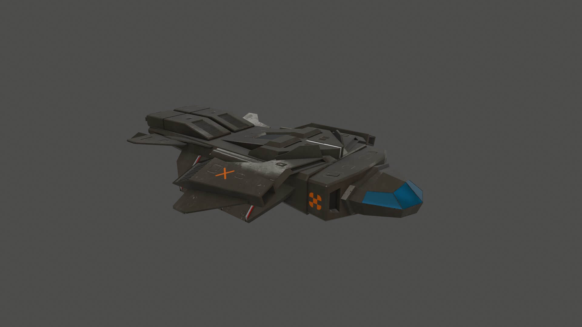 Spaceship - 3D Model by V1ndeR