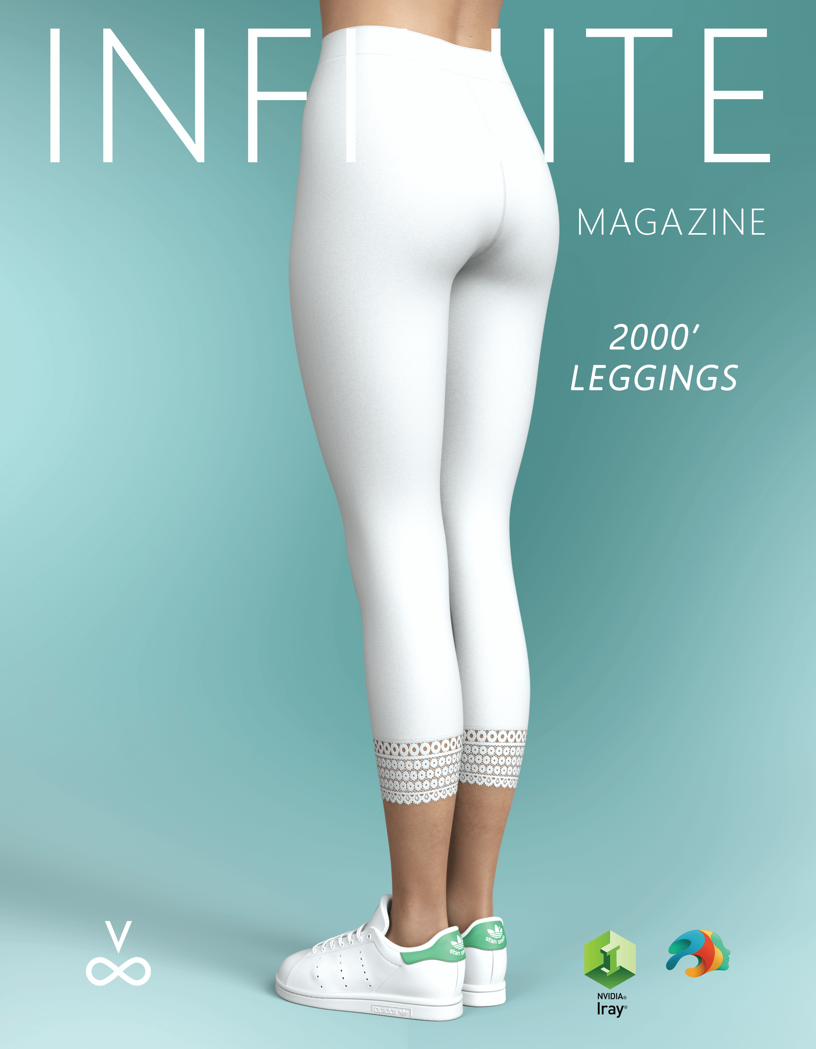 2000' Legging 3D Render, Digital Art by V8Infinite