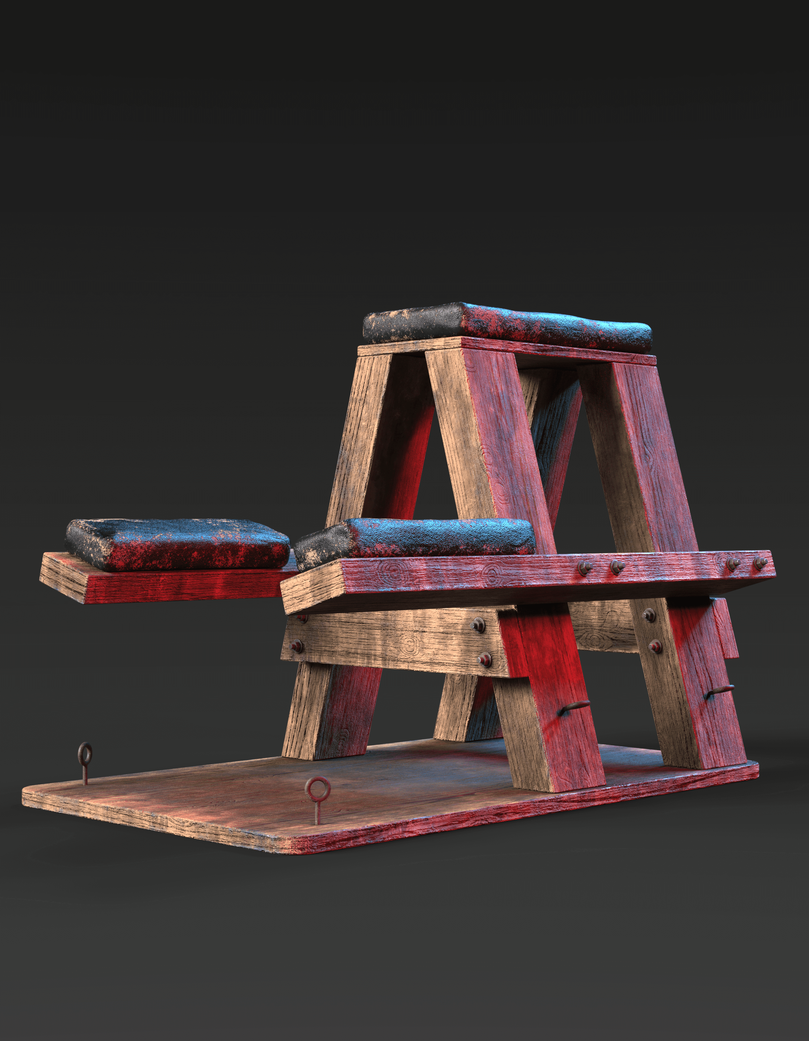 BDSM Bench Props 3D Render | RenderHub Gallery