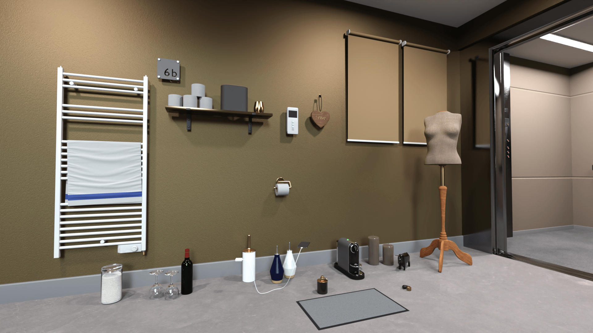 City Studio Extension 3D Render, Digital Art by V8Infinite