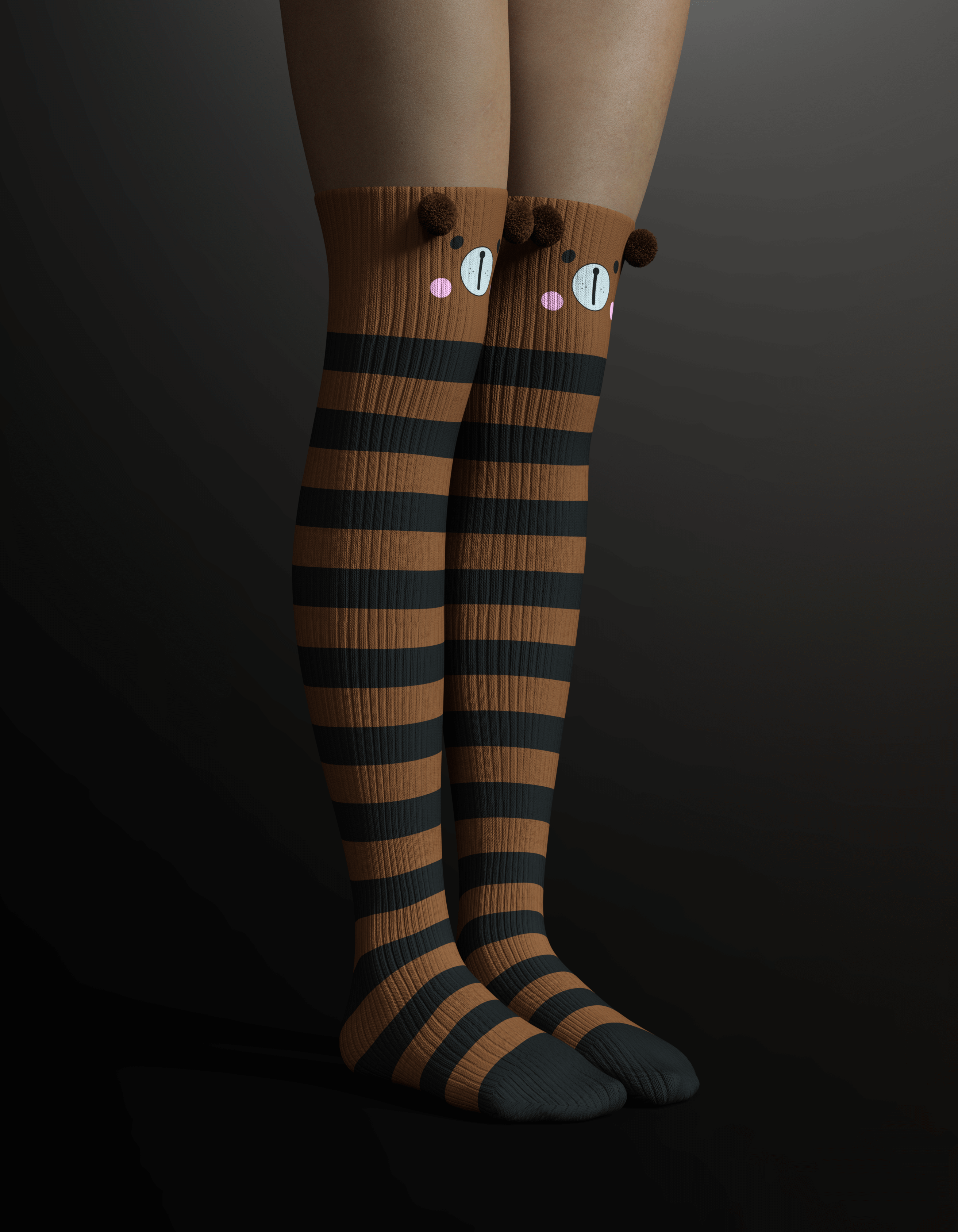 Cute Socks For G8f And G8 1f 3d Render Digital Art By V8infinite