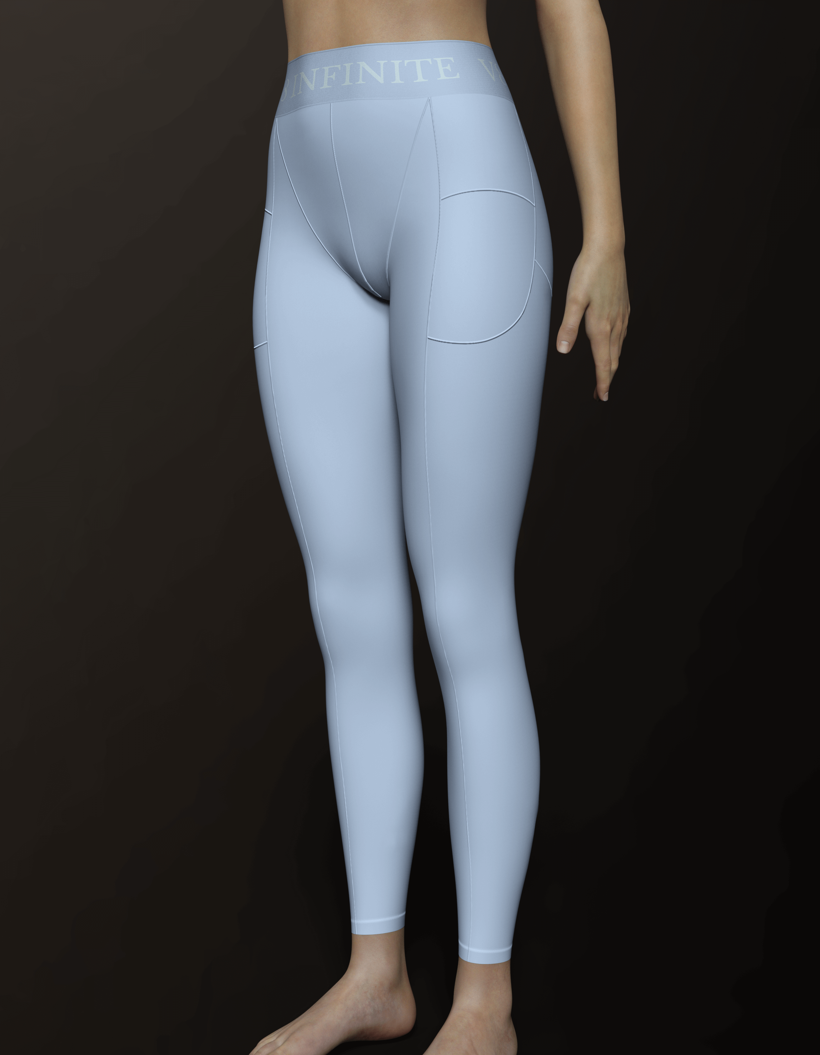 Infinite Legging 3D Render, Digital Art by V8Infinite