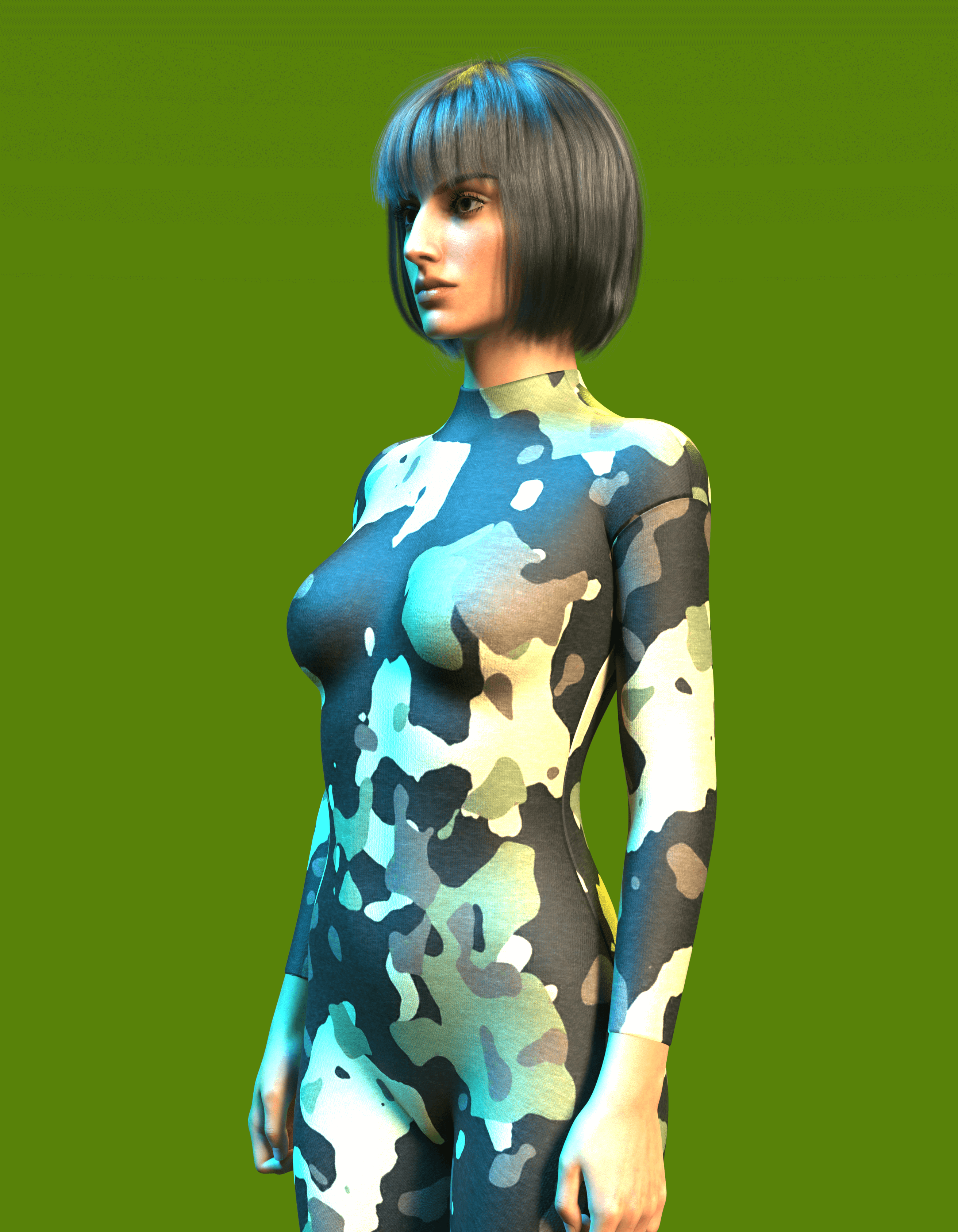 Integral Body 3D Render, Digital Art by V8Infinite