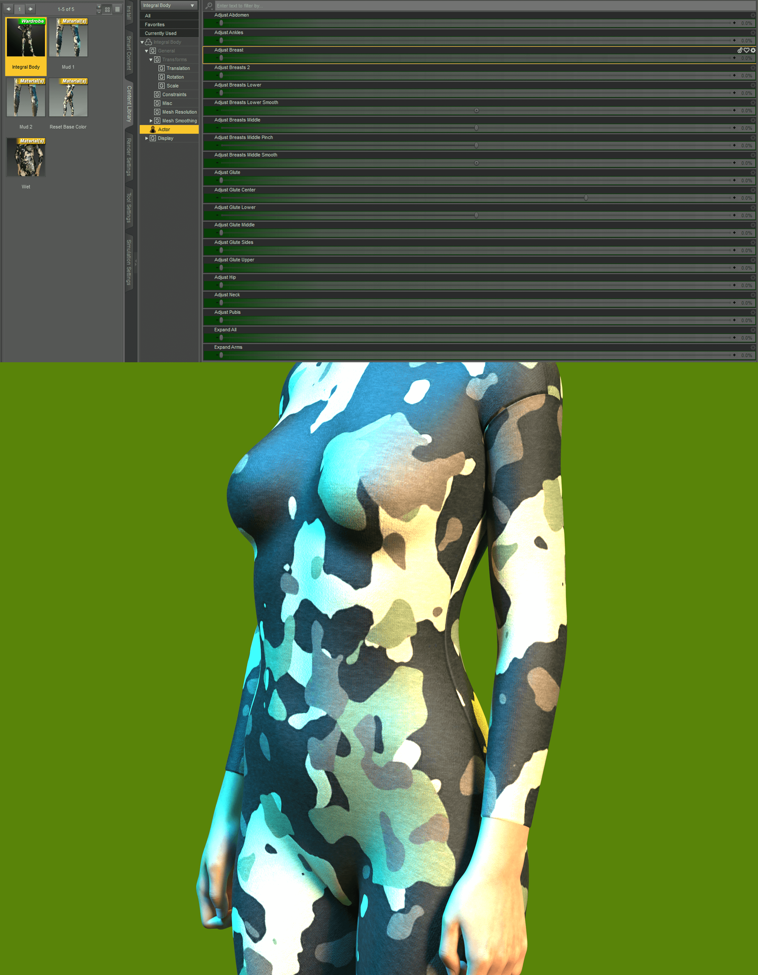 Integral Body 3D Render, Digital Art by V8Infinite