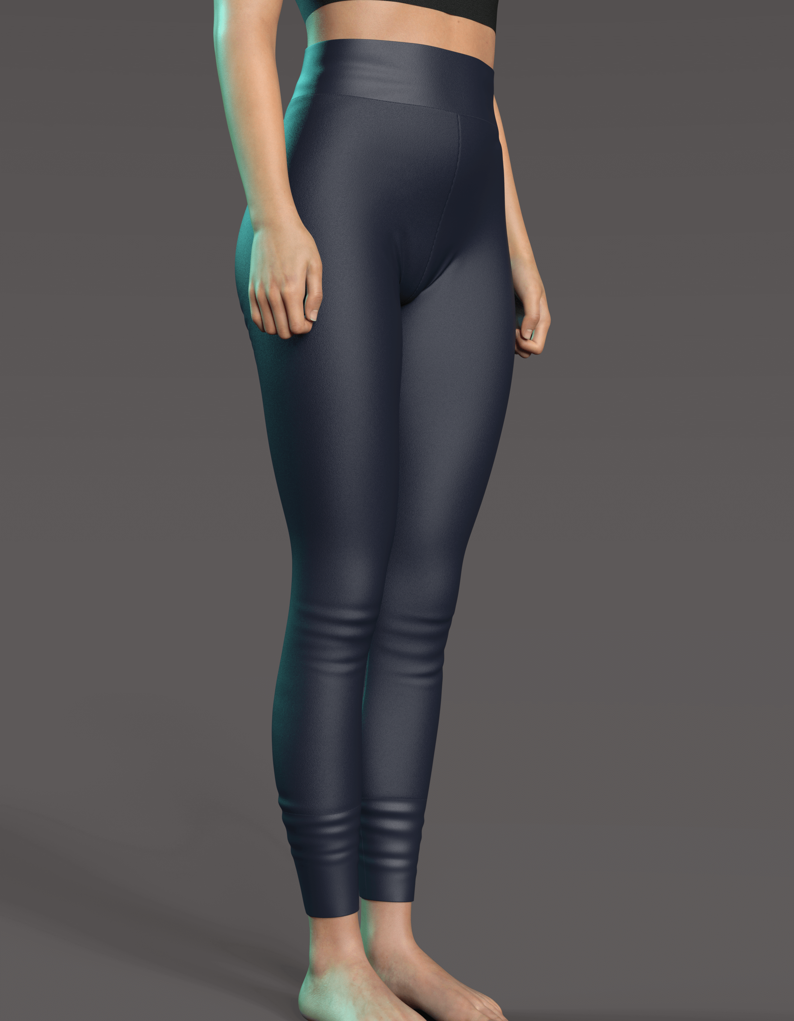Leather Leggings 2 for G8F and G8.1F 3D Render by V8Infinite
