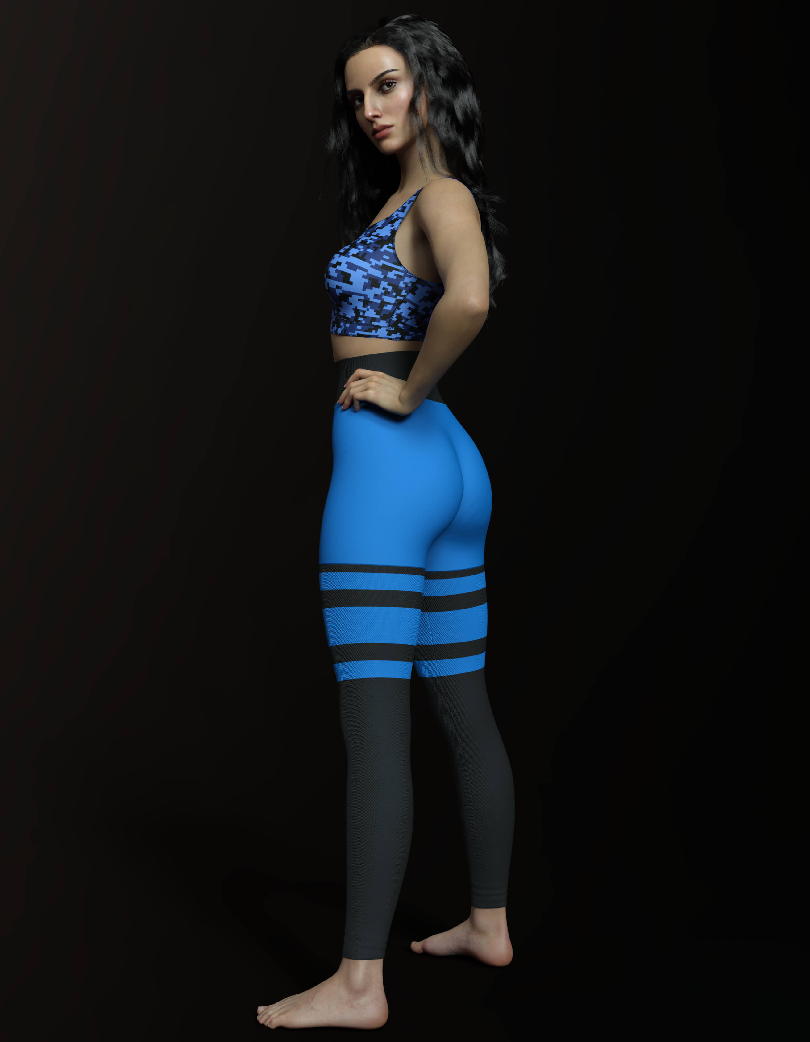 Leggings Socks For G8f And G8 1f 3d Render By V8infinite