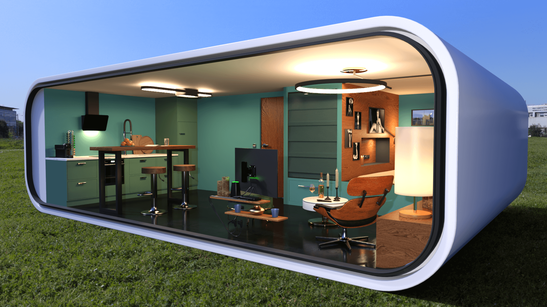 Little House 3d Render Digital Art By V8infinite