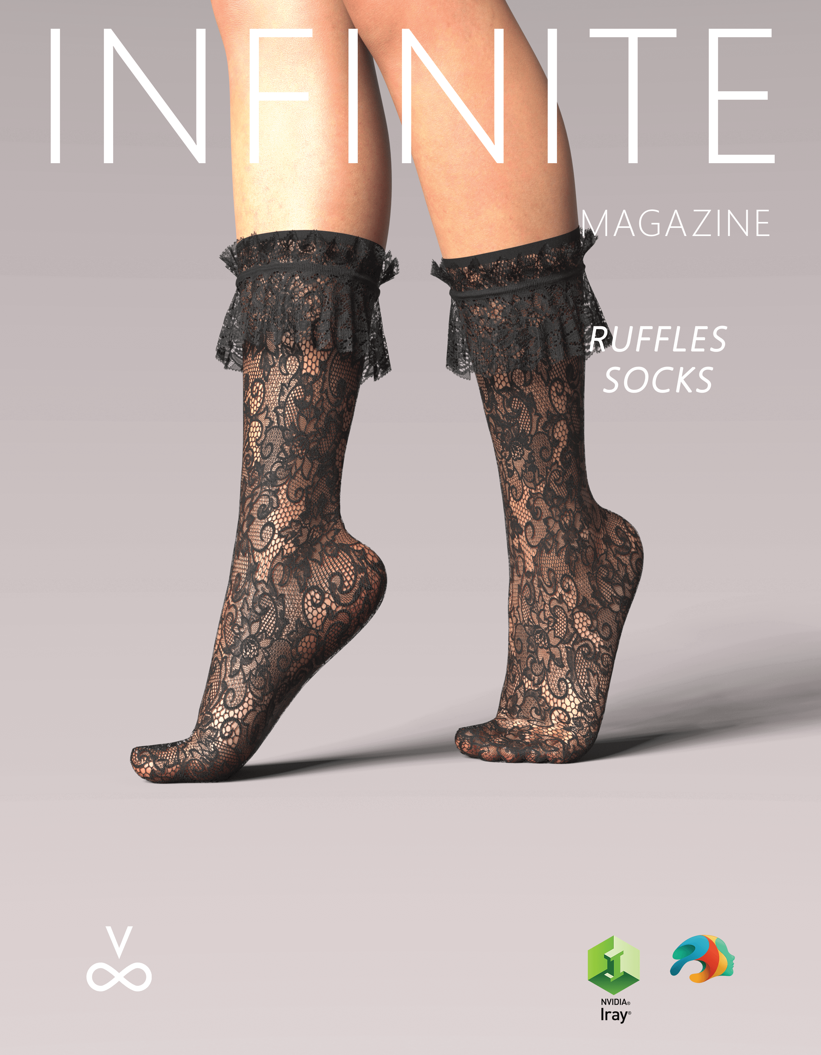 Ruffle Socks For G8f And G8 1f 3d Render By V8infinite