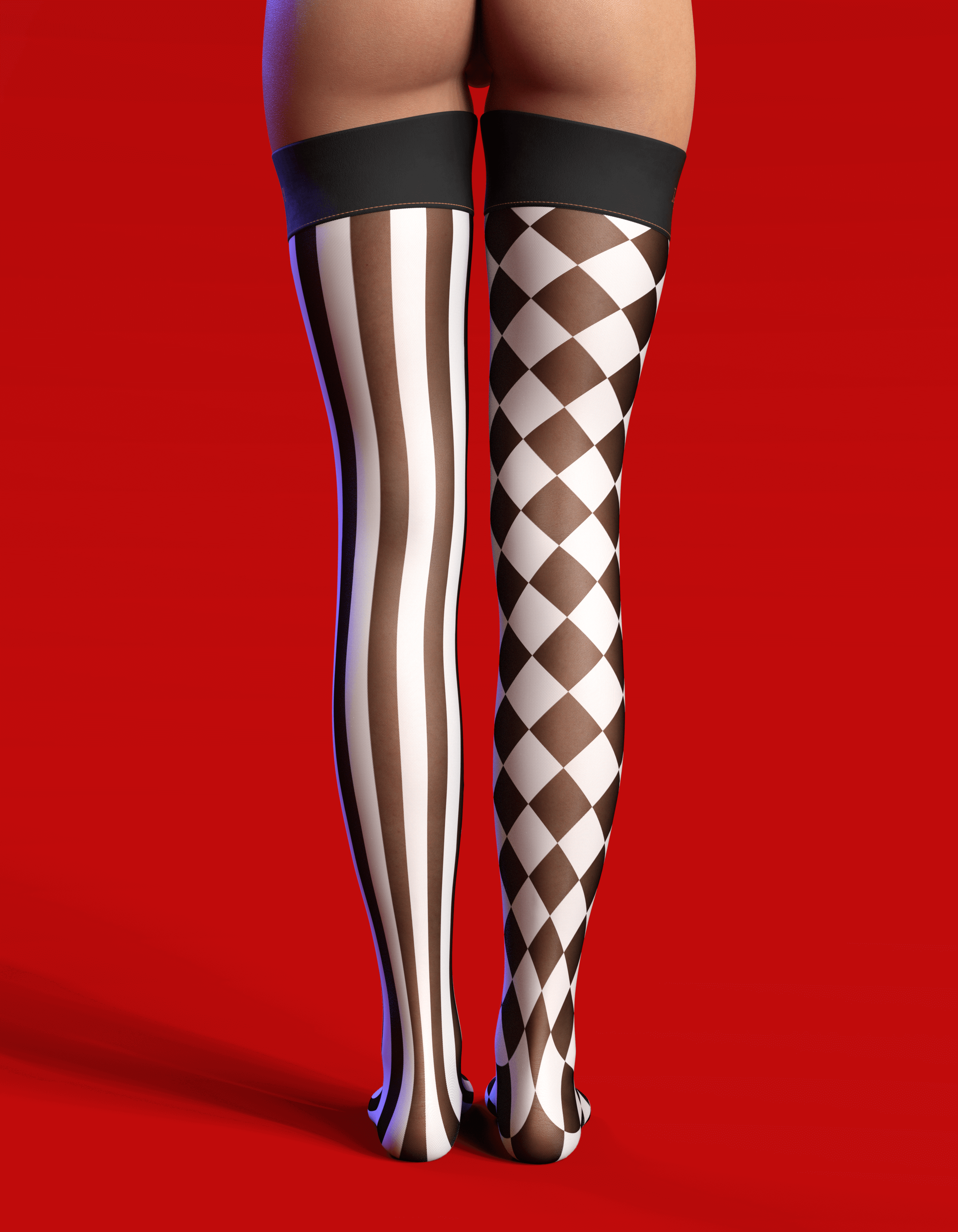 V8 Stockings Textures Extension 3D Render by V8Infinite