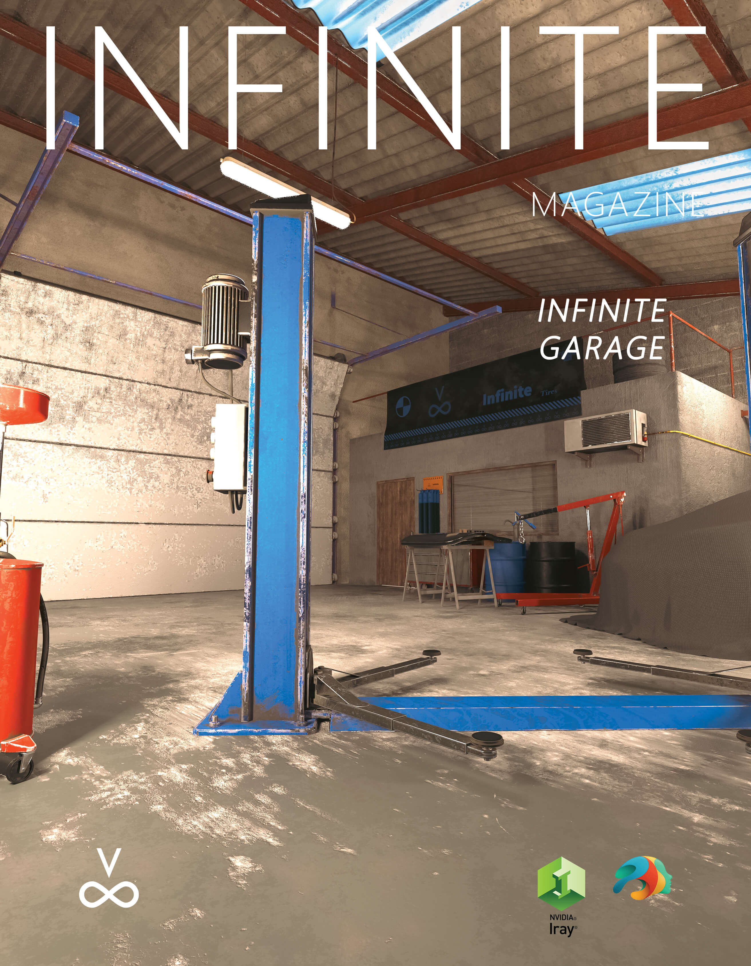 Infinite Garage - Daz Content by V8Infinite