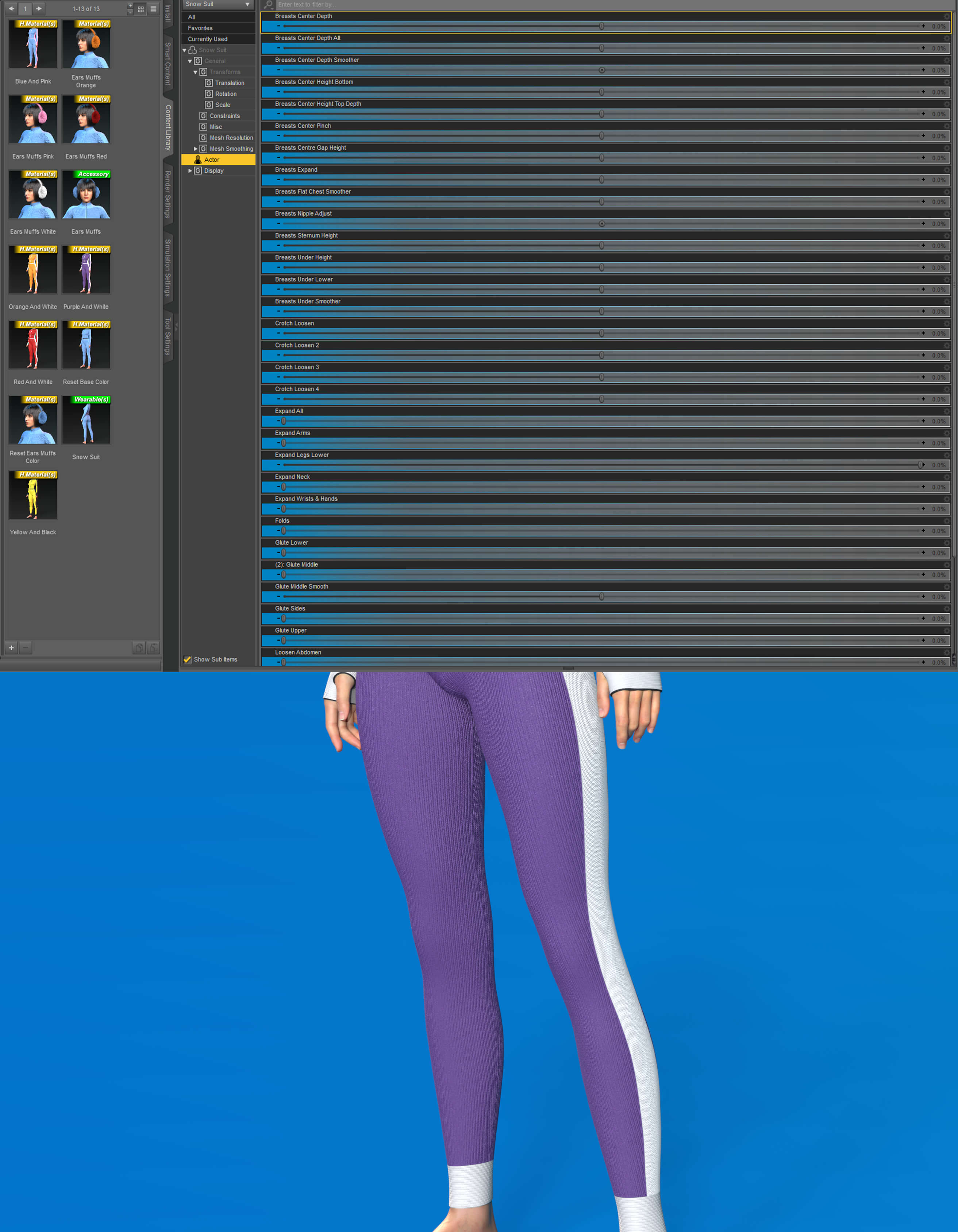 Snow Suit for G8F and G8.1F - Daz Content by V8Infinite