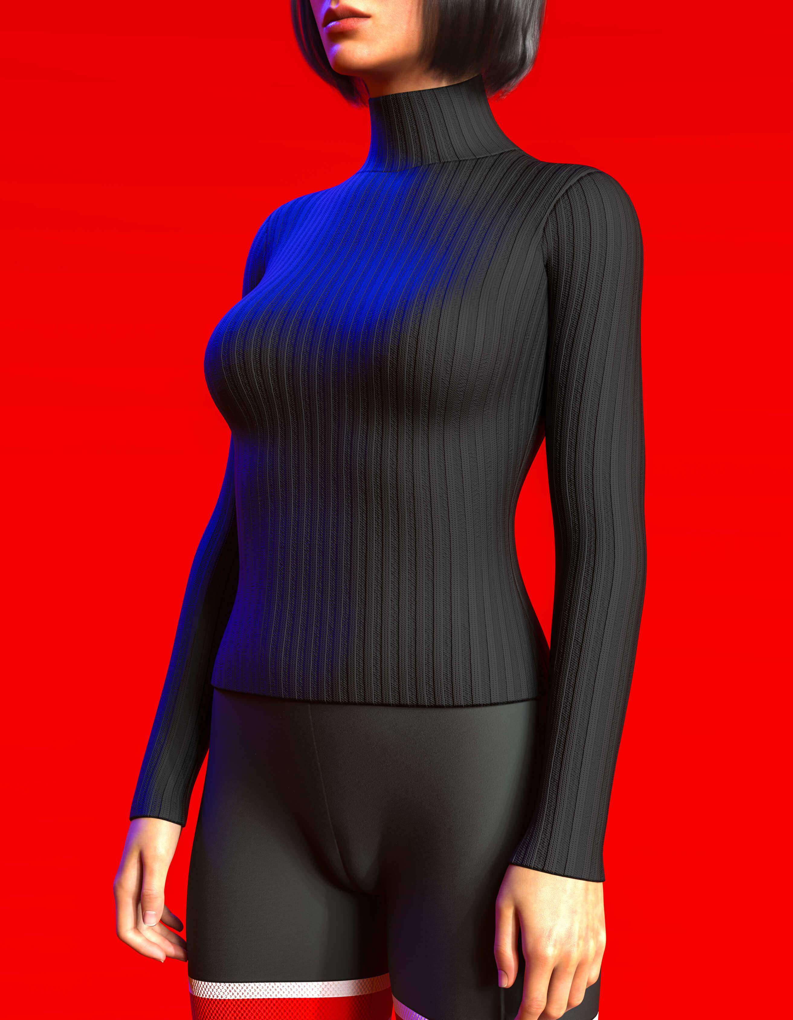 V8 Basic Pull D-Force for G8F and G8.1F Daz Content by V8Infinite