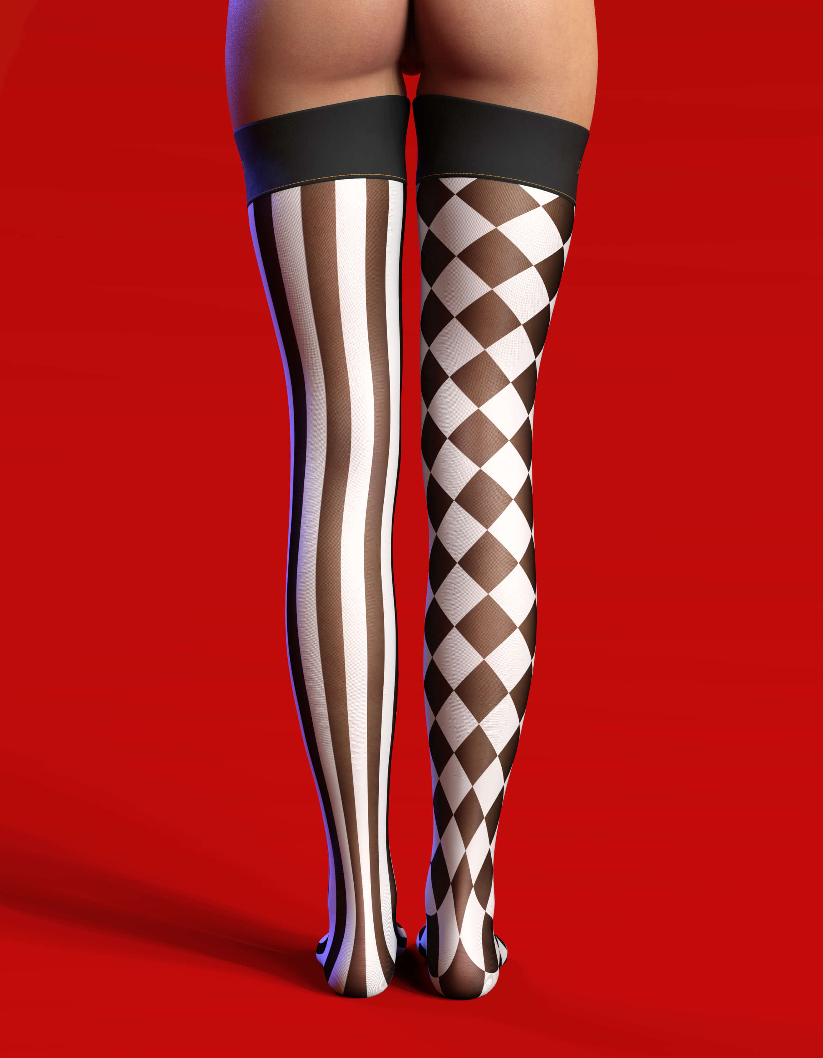 V8 Stockings Textures Extension - Free Daz Content by V8Infinite