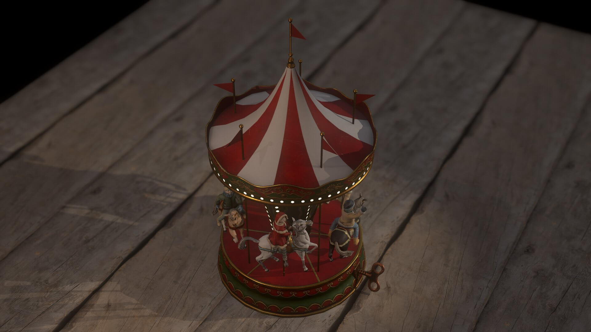 Carousel Toy - 3D Model by Vaarg