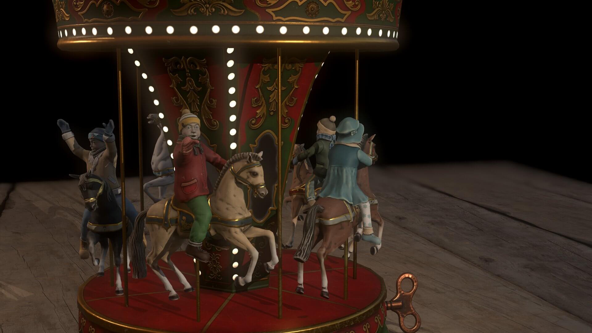 Carousel Toy - 3D Model by Vaarg